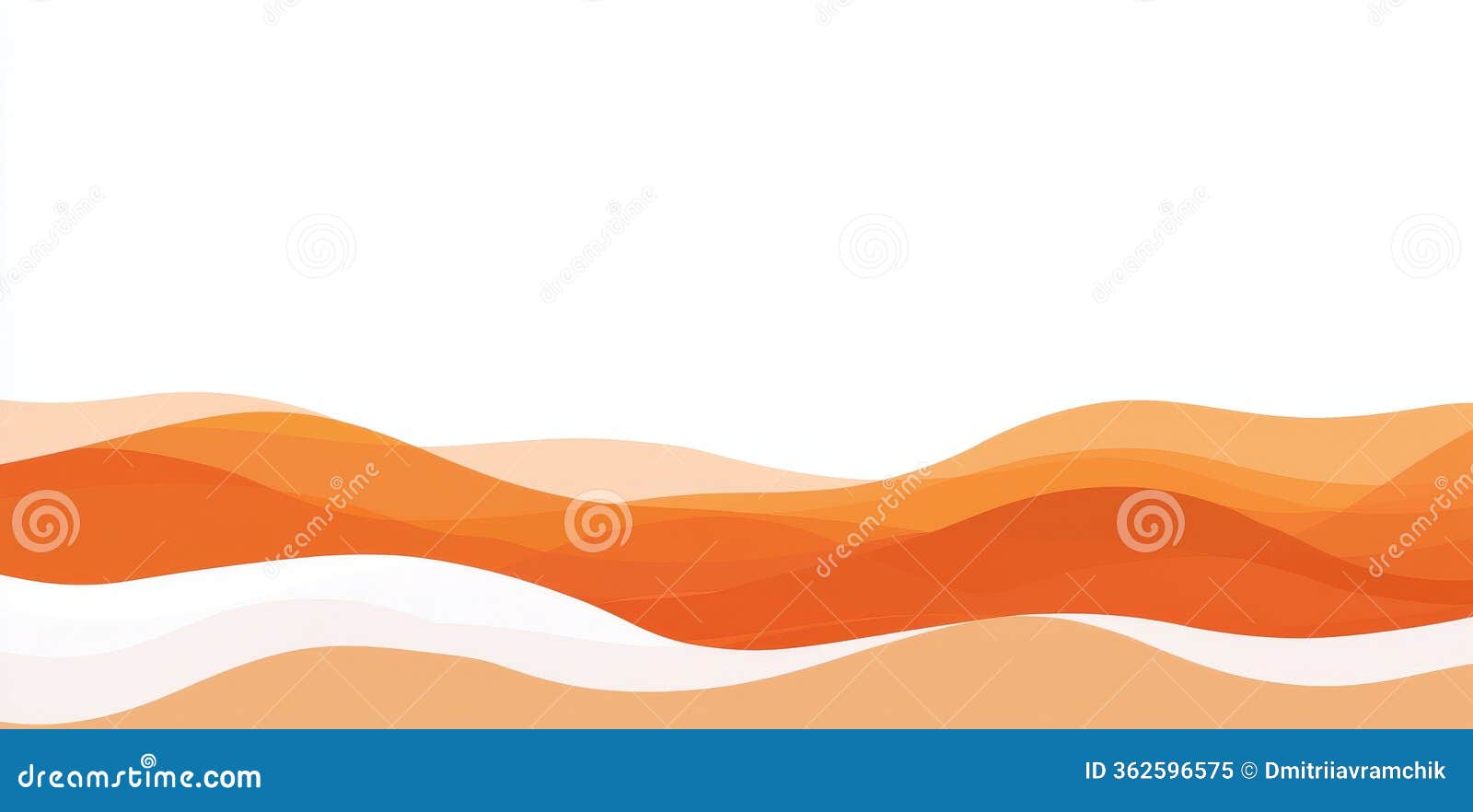 Abstract Orange Wave Border, Transparent Background Stock Image - Image ...