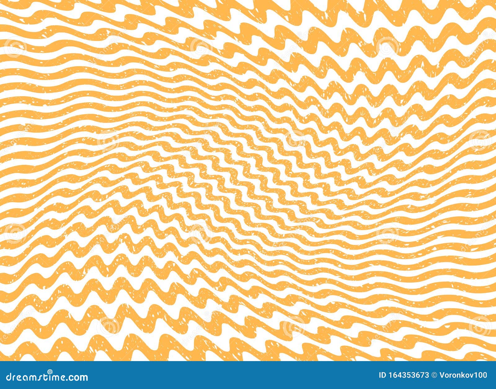 Abstract Orange Wave Striped Lines. Relief Sinuous Wave Grunge Old Worn ...