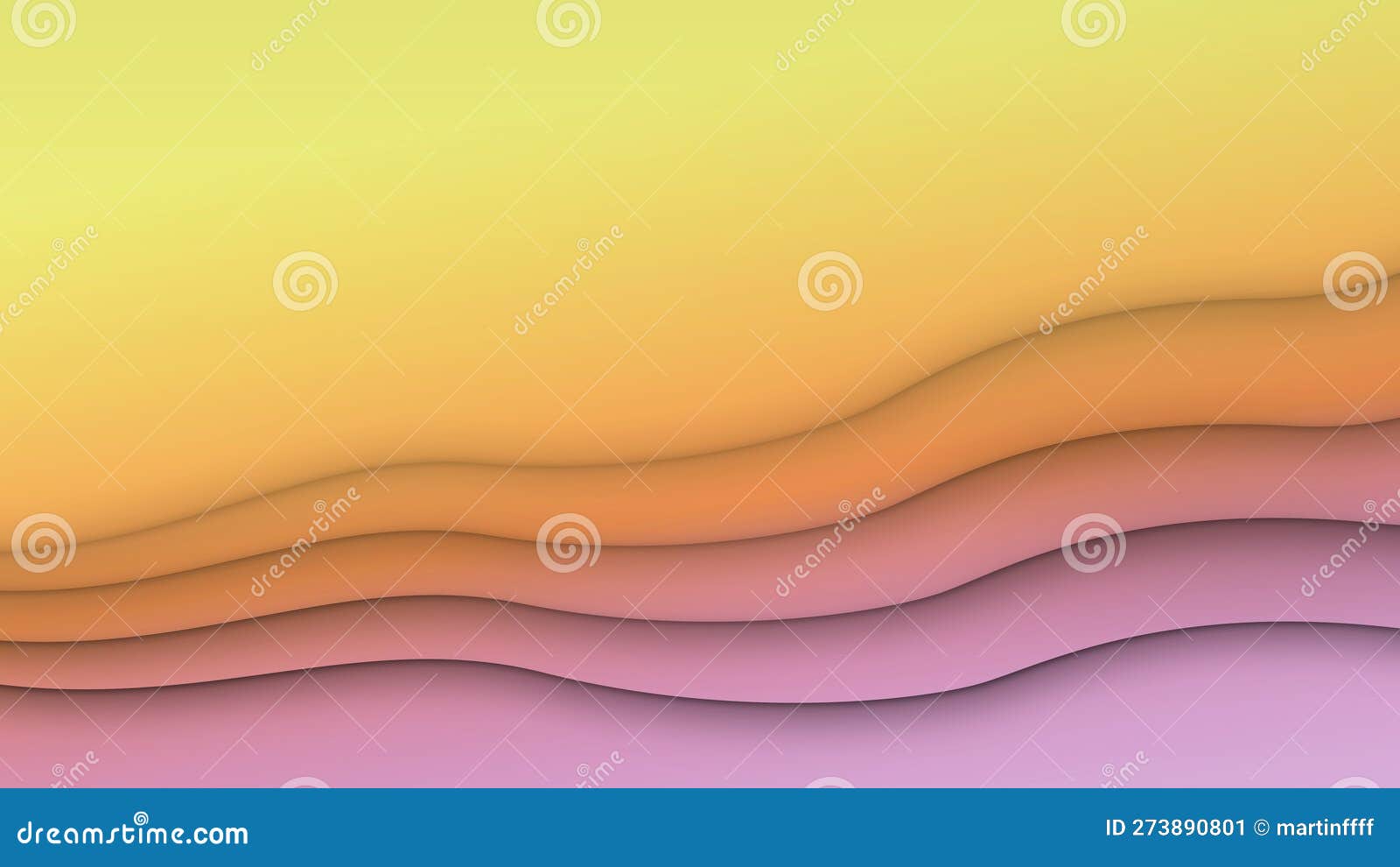 Abstract Orange Waves Background - Waves with Fluid Heat Gradient Stock ...