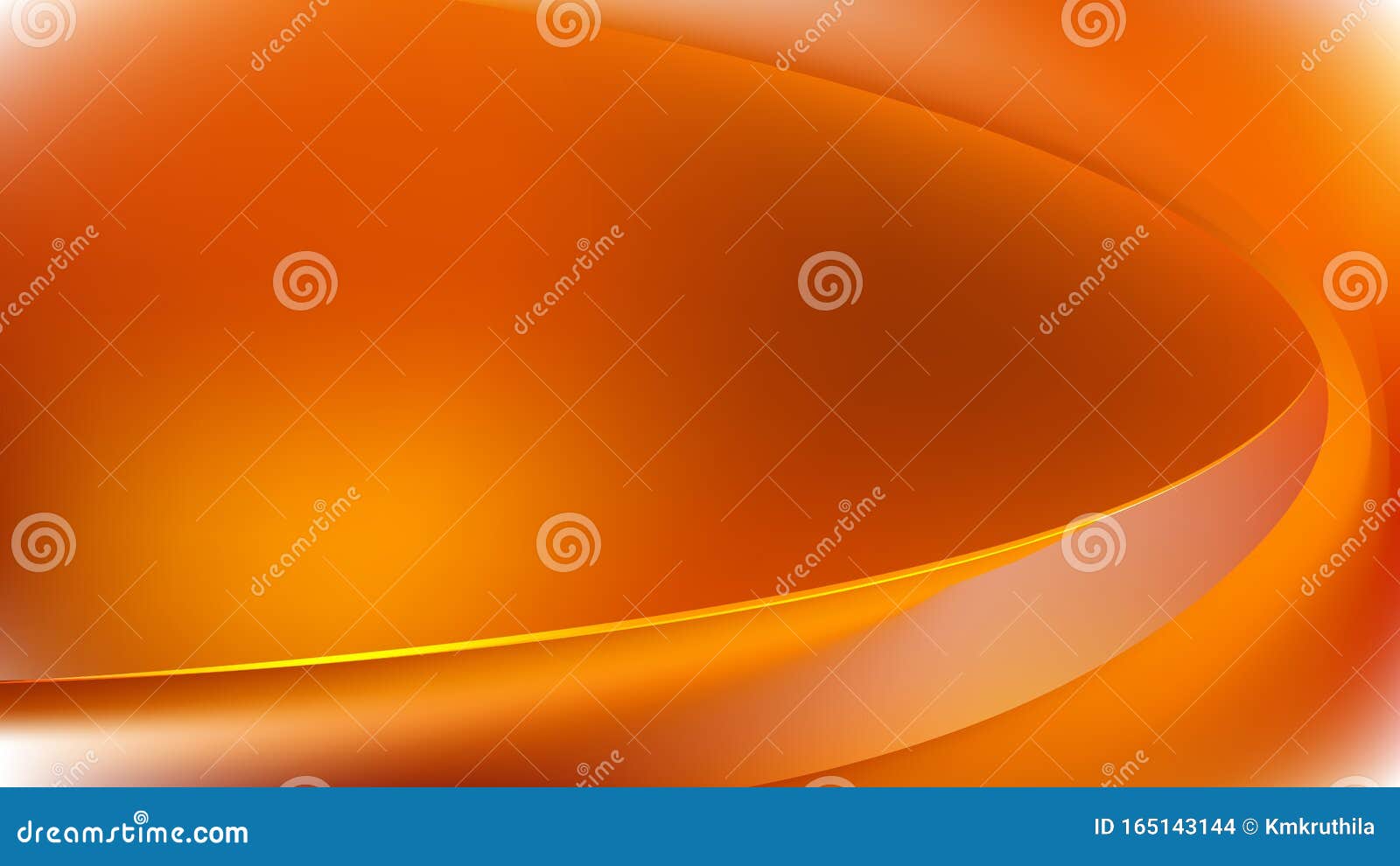Abstract Orange Wavy Background Stock Vector - Illustration of layout ...