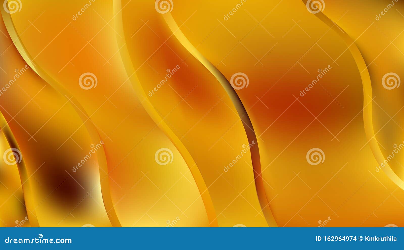 Abstract Orange Wavy Background Design Stock Vector - Illustration of ...