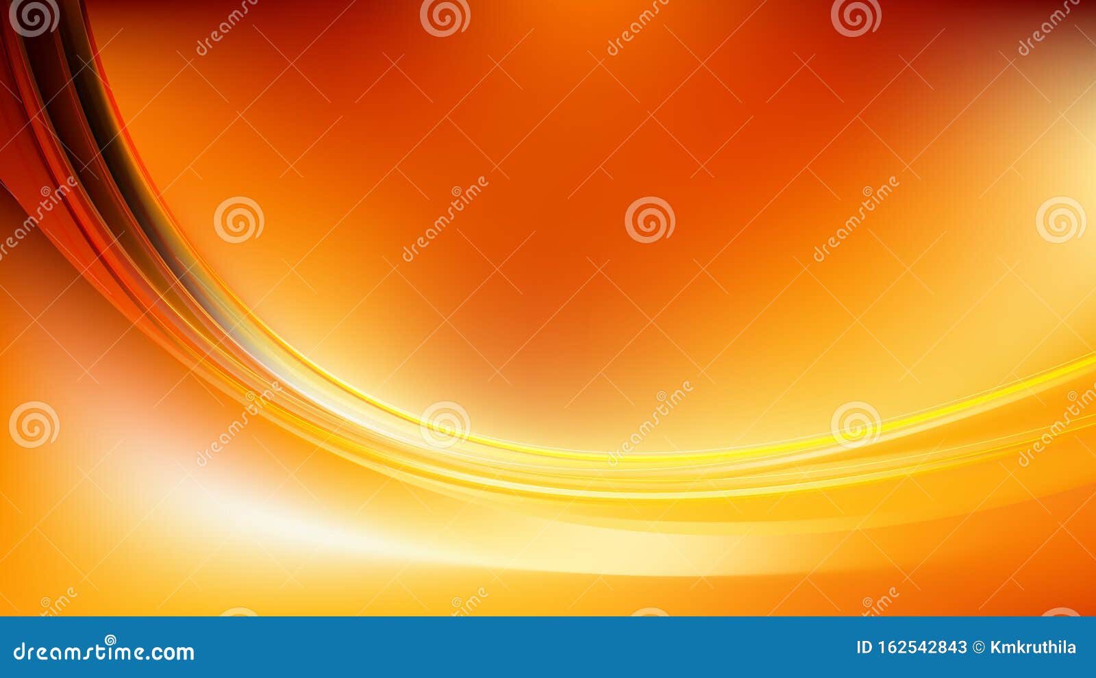 Abstract Orange Wavy Background Illustrator Stock Vector - Illustration ...