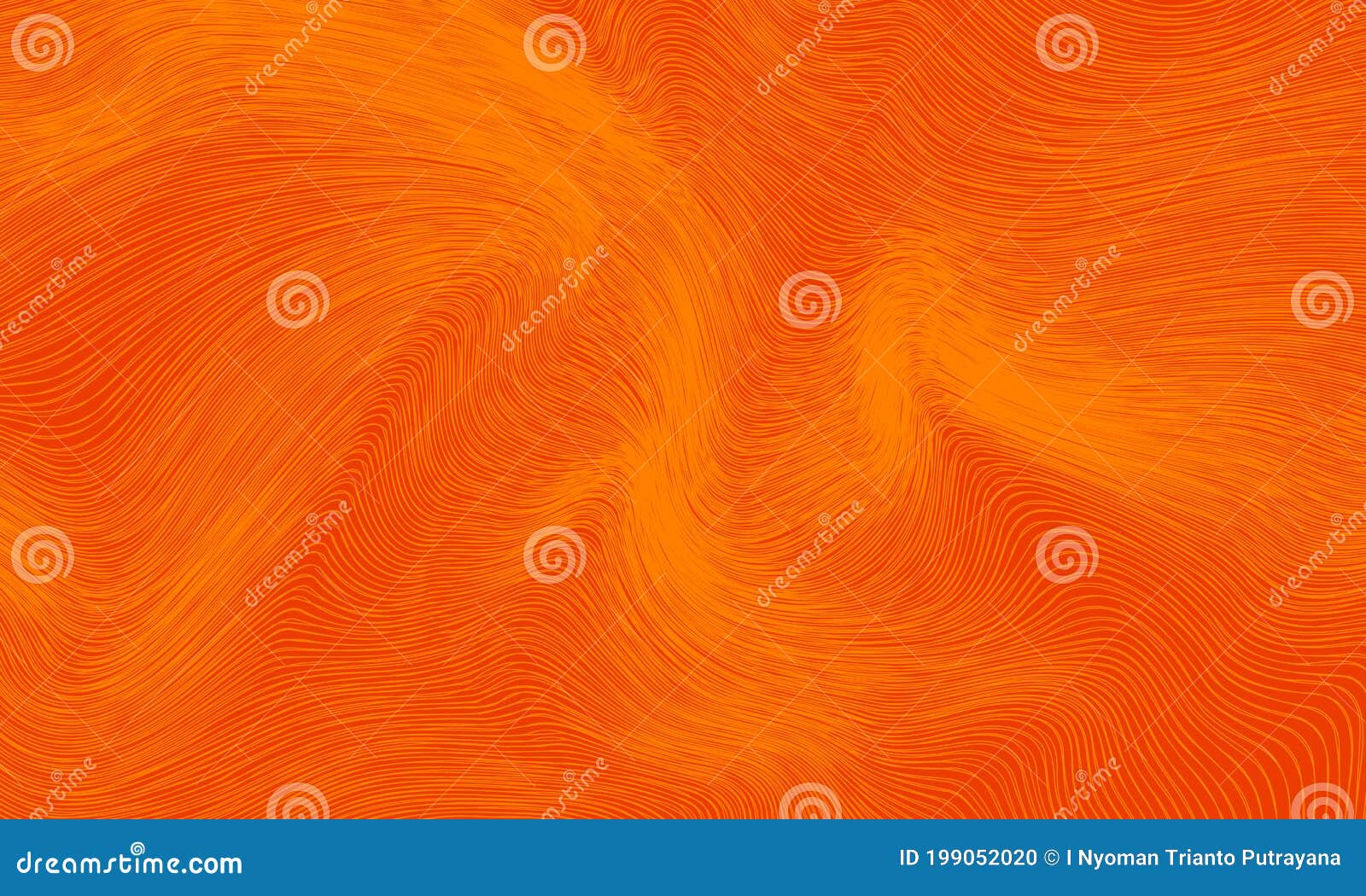 Abstract Orange Wavy Lines Texture Background Stock Vector ...