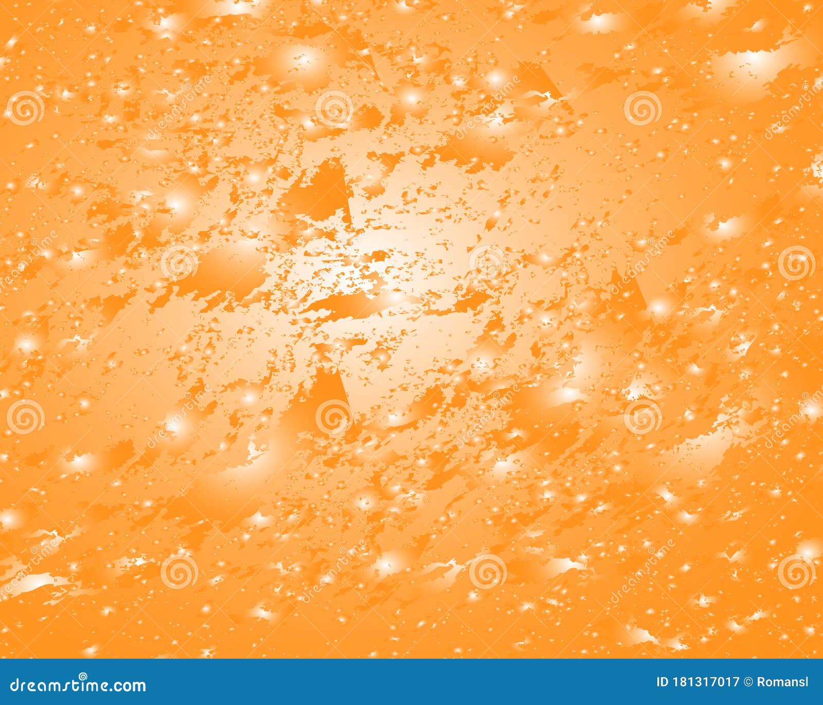 Abstract Orange Wind. Vector Illustration, Contains Transparencies ...