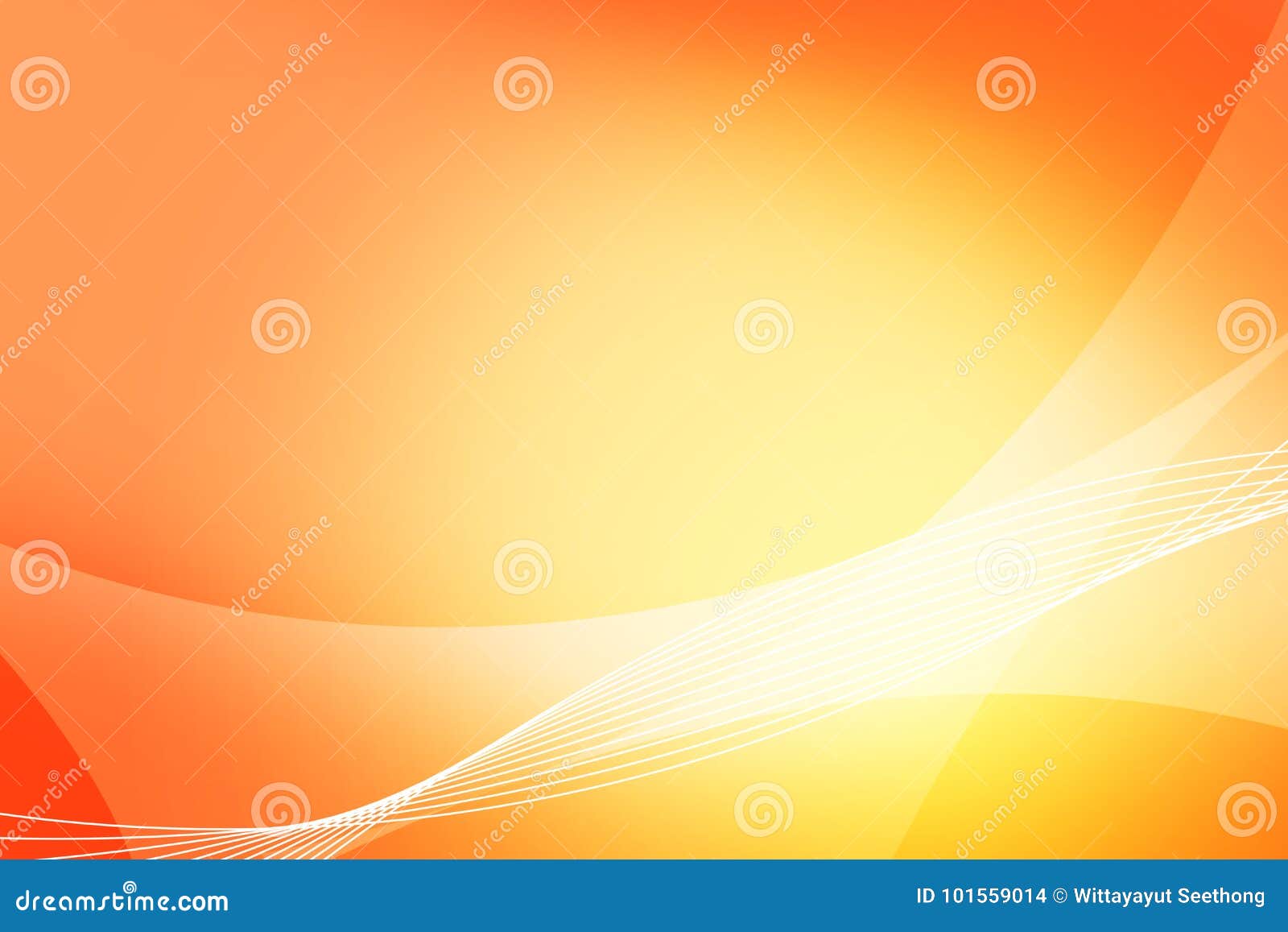 Abstract Orange and Yellow Background of Abstract Warm Curves Wave Line ...