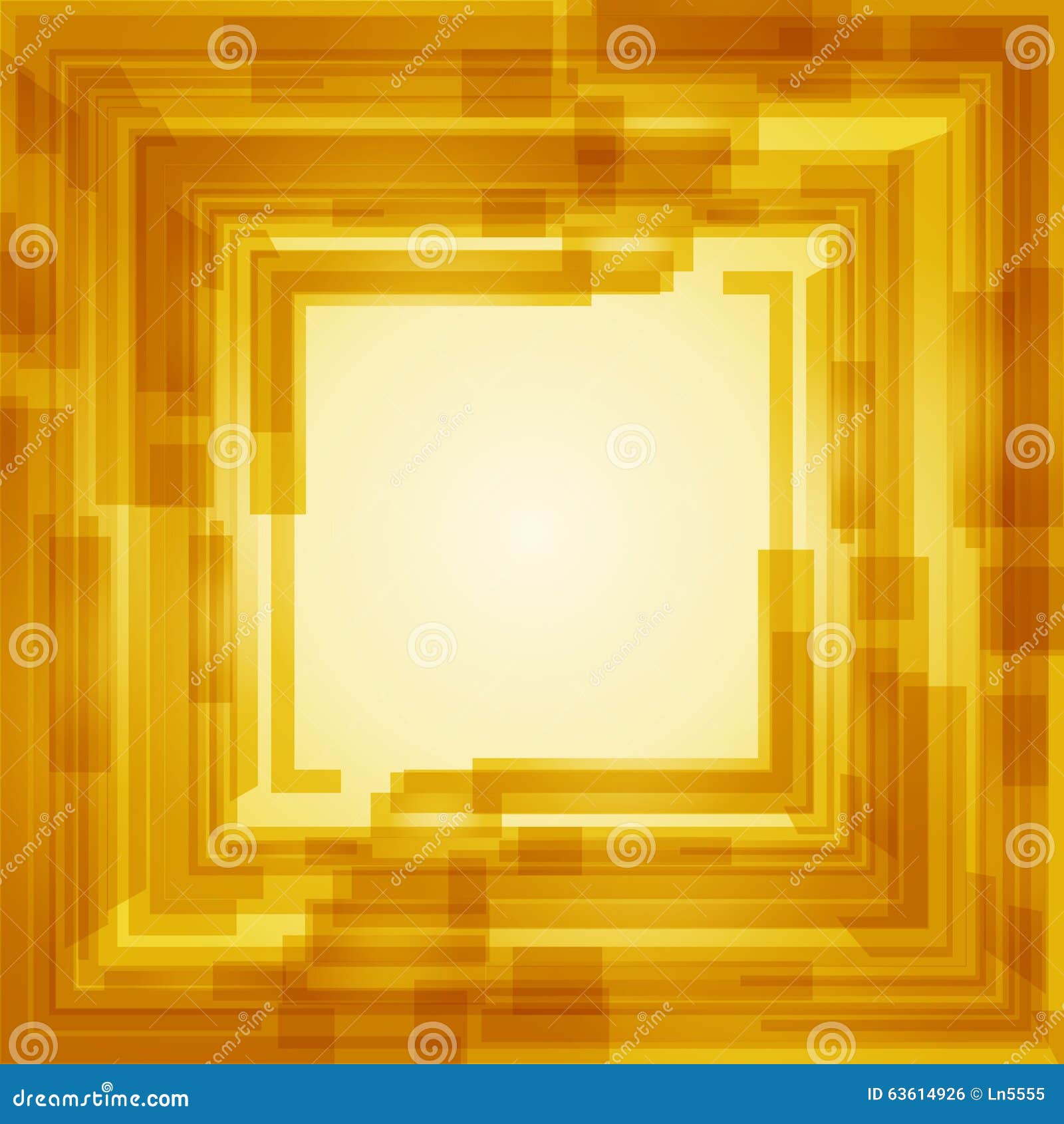 Abstract Orange and Yellow Gradient Square Text Layout Stock Vector ...