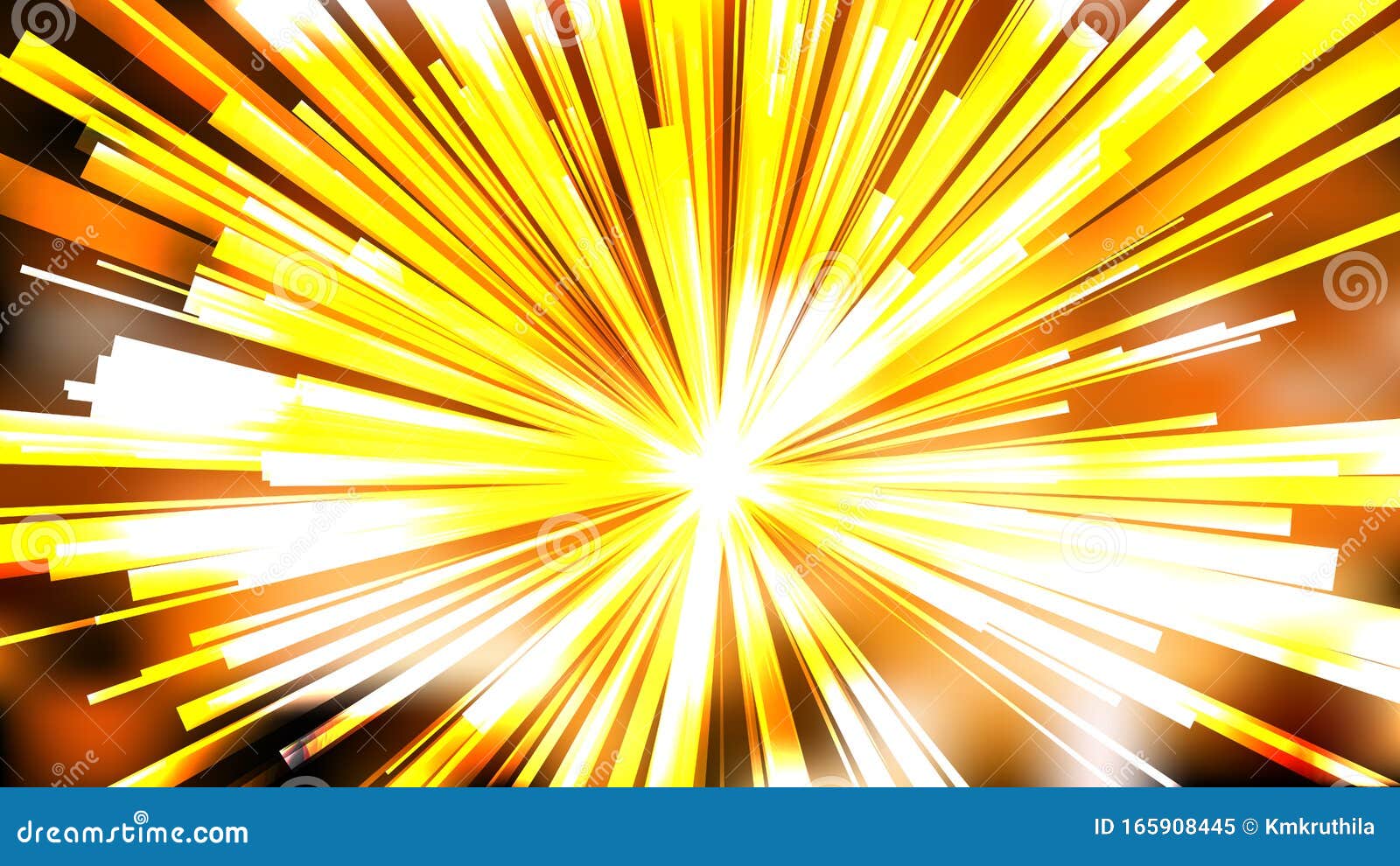 Abstract Orange and Yellow Light Rays Background Vector Image Stock ...