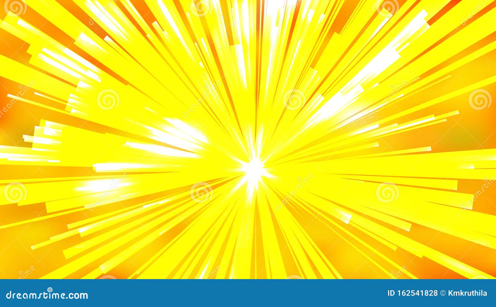 Yellow Radial Rays Lights For Background Royalty-Free Stock Photography ...