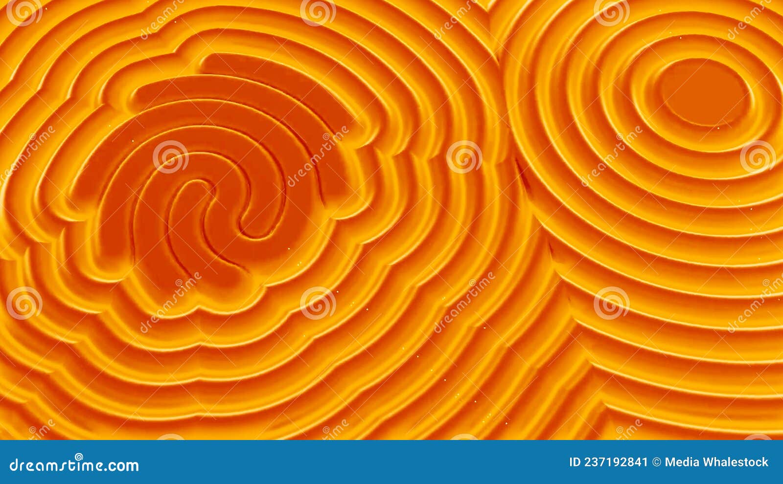 Abstract Orange and Yellow Ripples. Design Stock Illustration ...