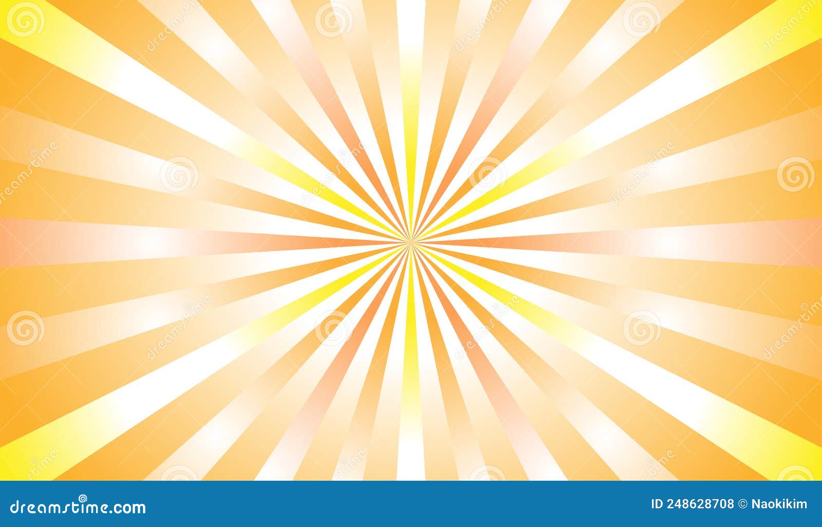 Abstract Orange Yellow Sun Rays, Retro Styled Sun Burst Pattern Texture ...