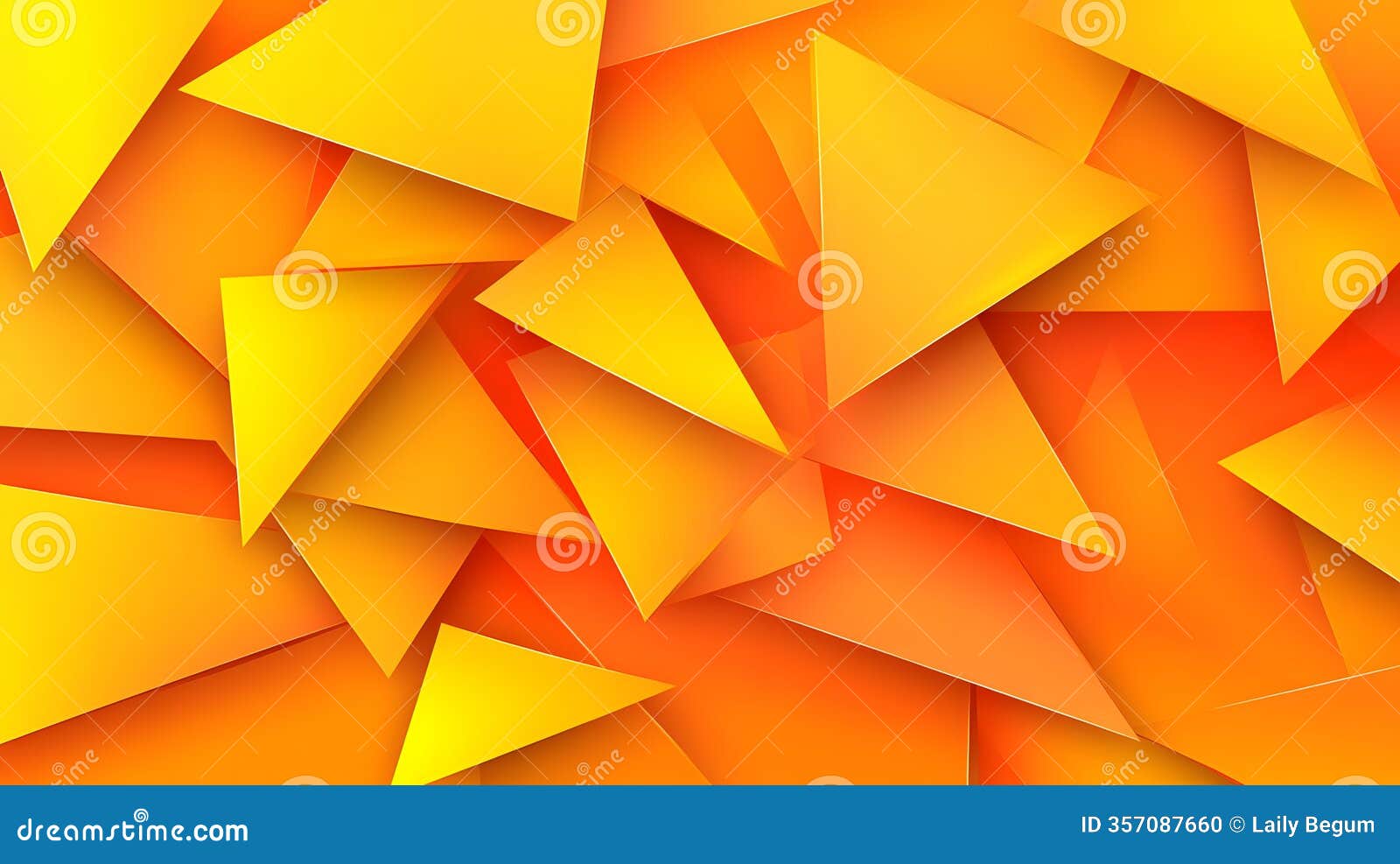 Abstract Orange and Yellow Triangle Geometric Royalty Free Image Stock Illustration ...