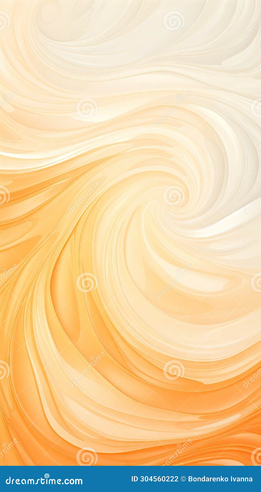 Abstract Orange and Yellow Wavy Color Background Stock Illustration ...
