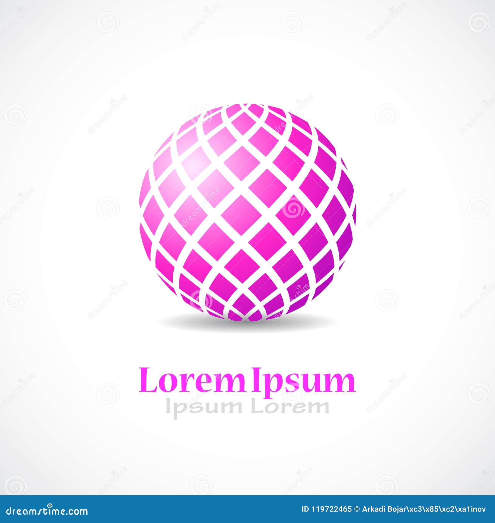 Abstract orb vector icon stock vector. Illustration of drawing - 119722465