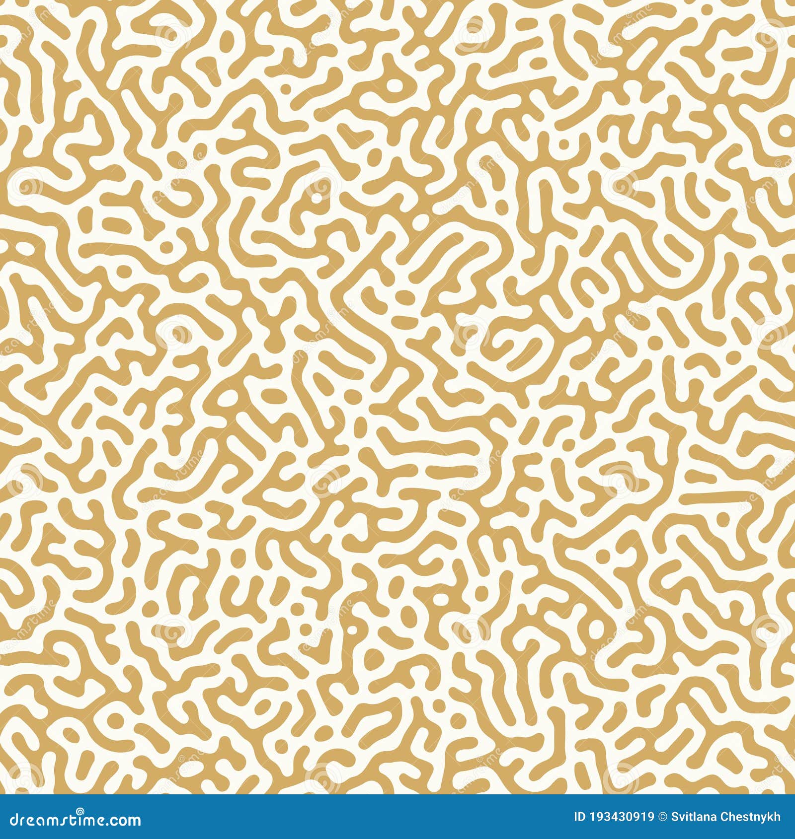 Abstract Organic Background, Natural Maze Labyrinth, Reaction Diffusion ...