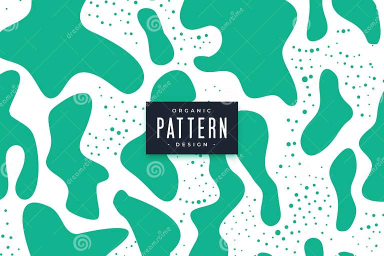 Abstract Organic Blob Shape Pattern Background Design Stock ...