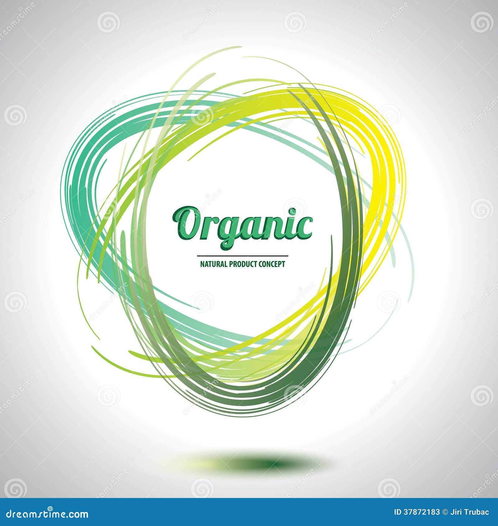 Abstract organic circle stock vector. Illustration of decorative - 37872183