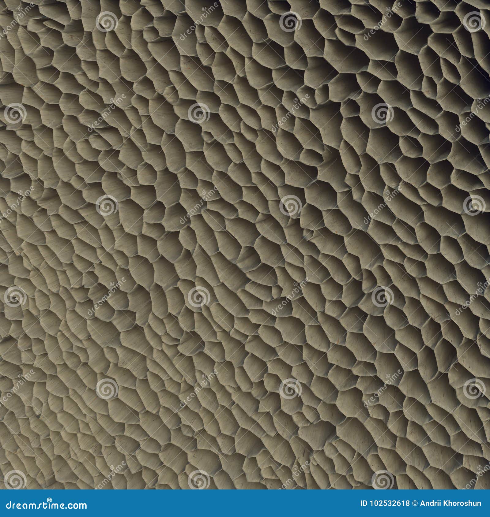 Abstract Organic Honeycomb Pattern. 3d Rendering Illustration Stock ...