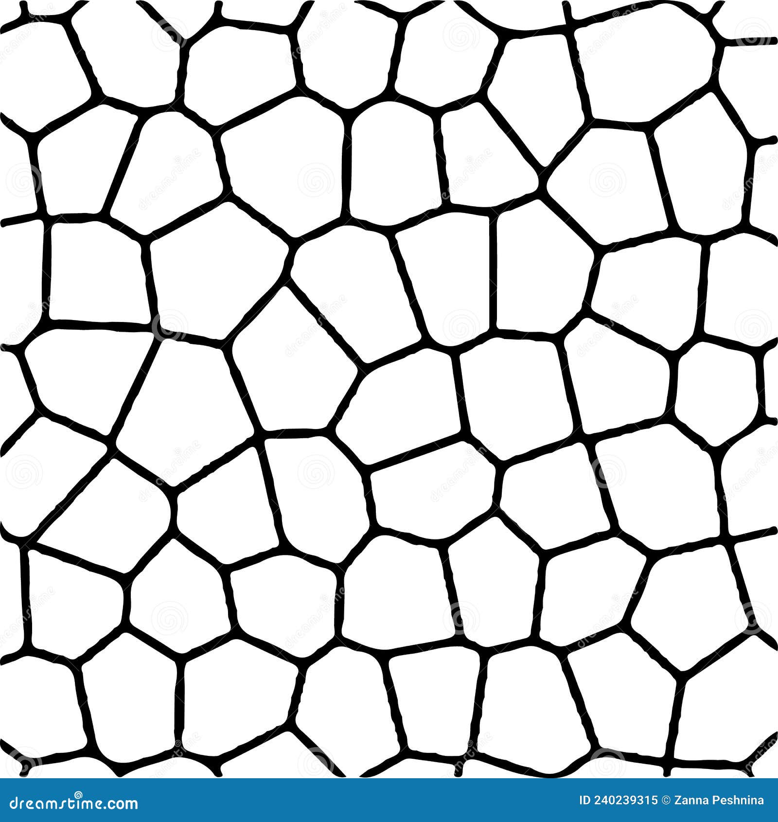 Abstract Organic Mesh Pattern. Template, Grid Print Stock Vector ...