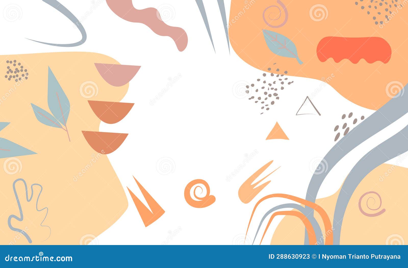 Abstract Organic Shape Background. Stock Illustration - Illustration of ...