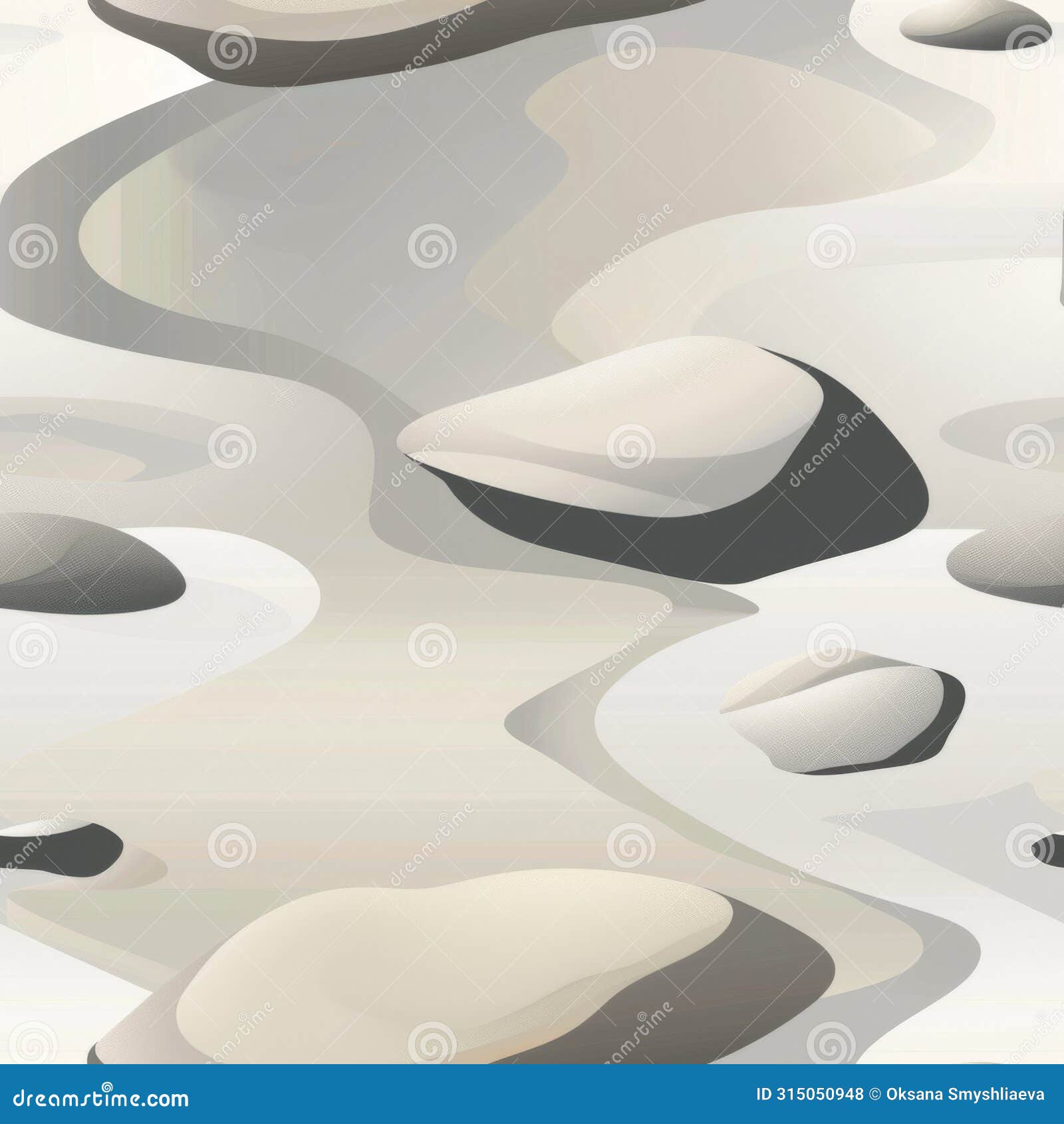 Abstract Organic Shapes in a Neutral Palette Stock Photo - Image of ...