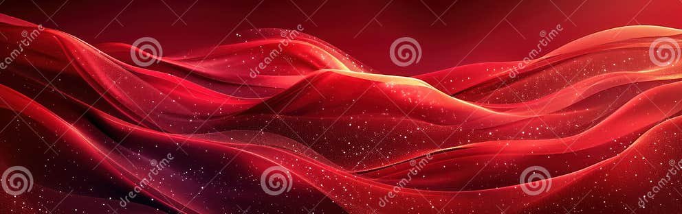 Red Waving Lines: Abstract Organic Texture Background for Webdesign ...
