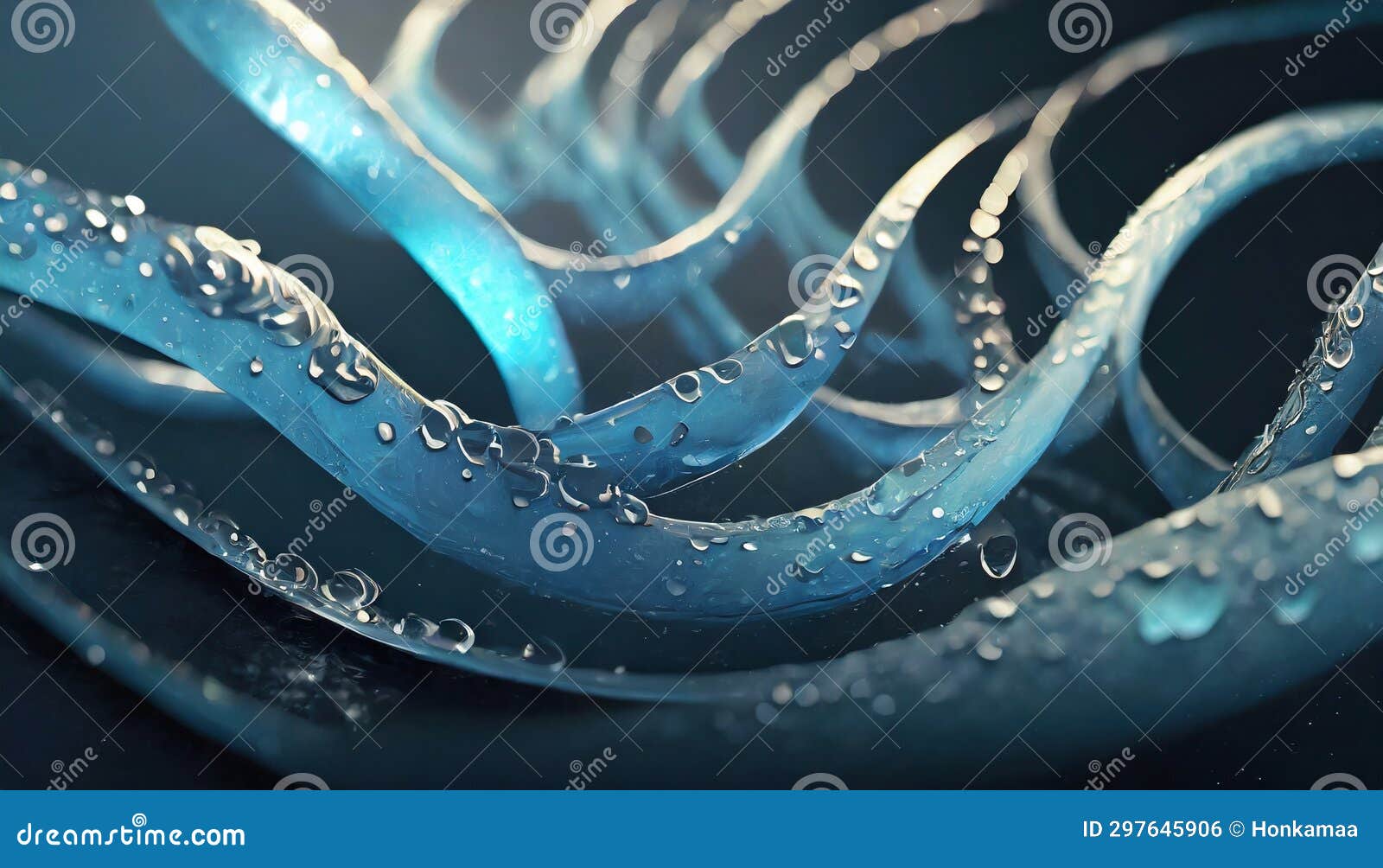 Abstract Organic Water Swirls Background Stock Illustration ...