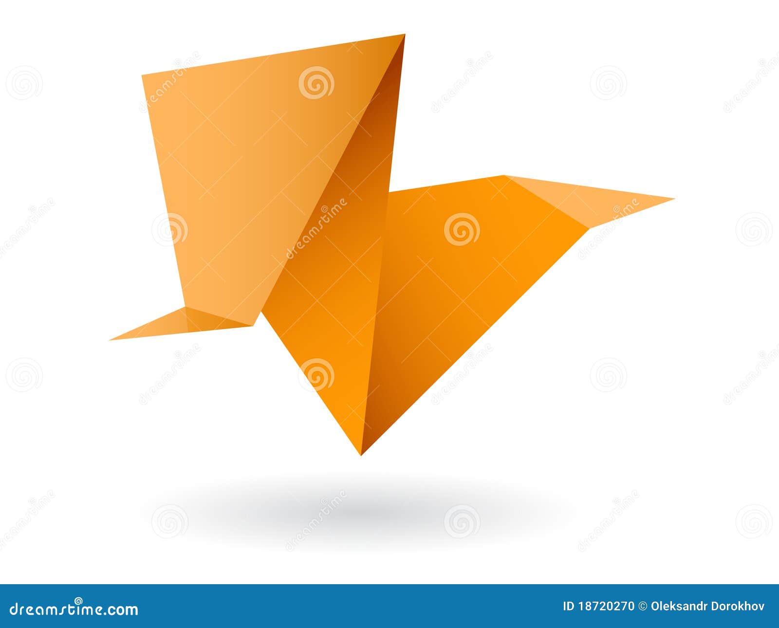 Abstract origami stock vector. Illustration of decoration - 18720270
