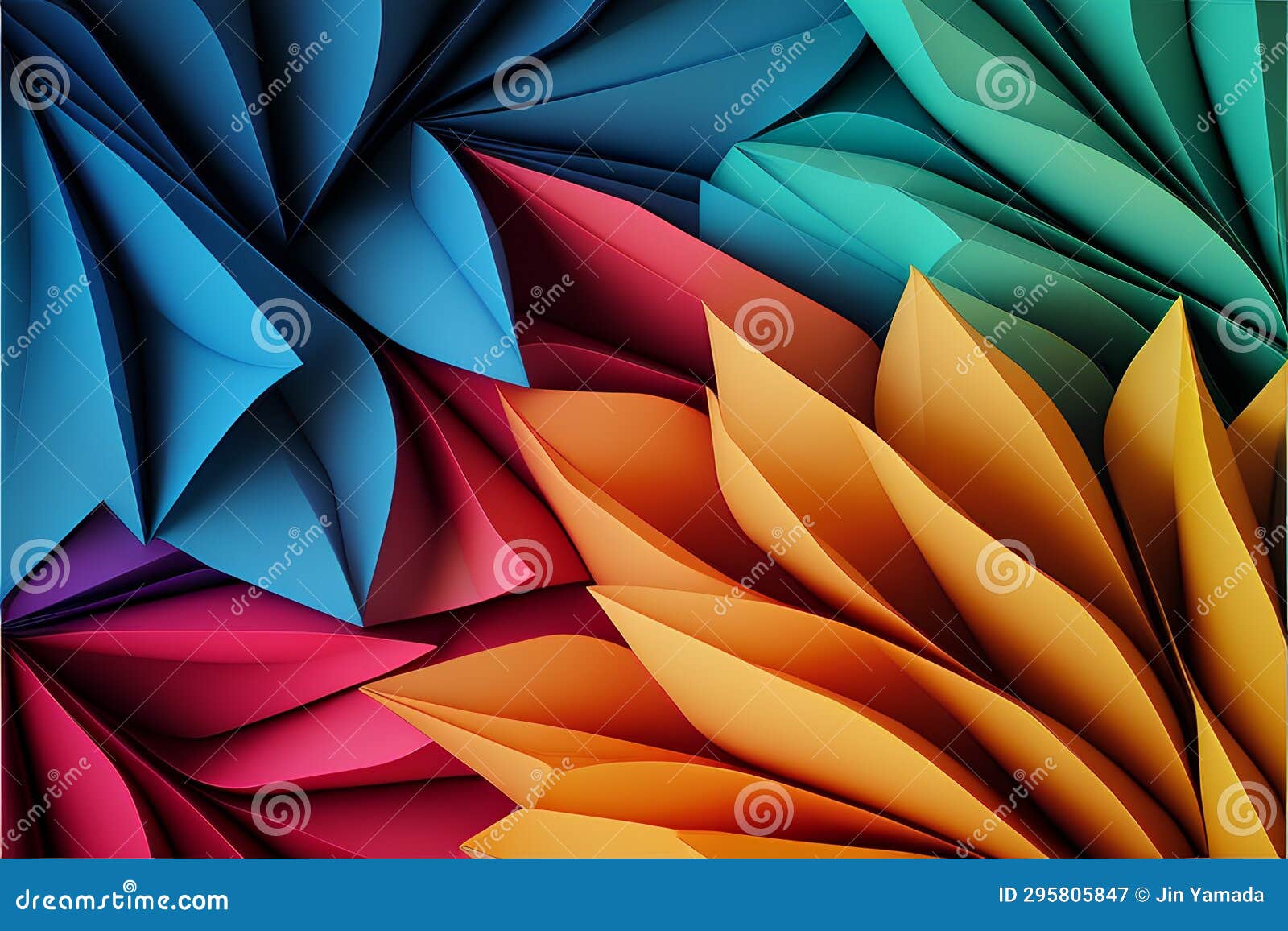 Abstract Origami Background. Vector Illustration. Eps 10. Colorful ...