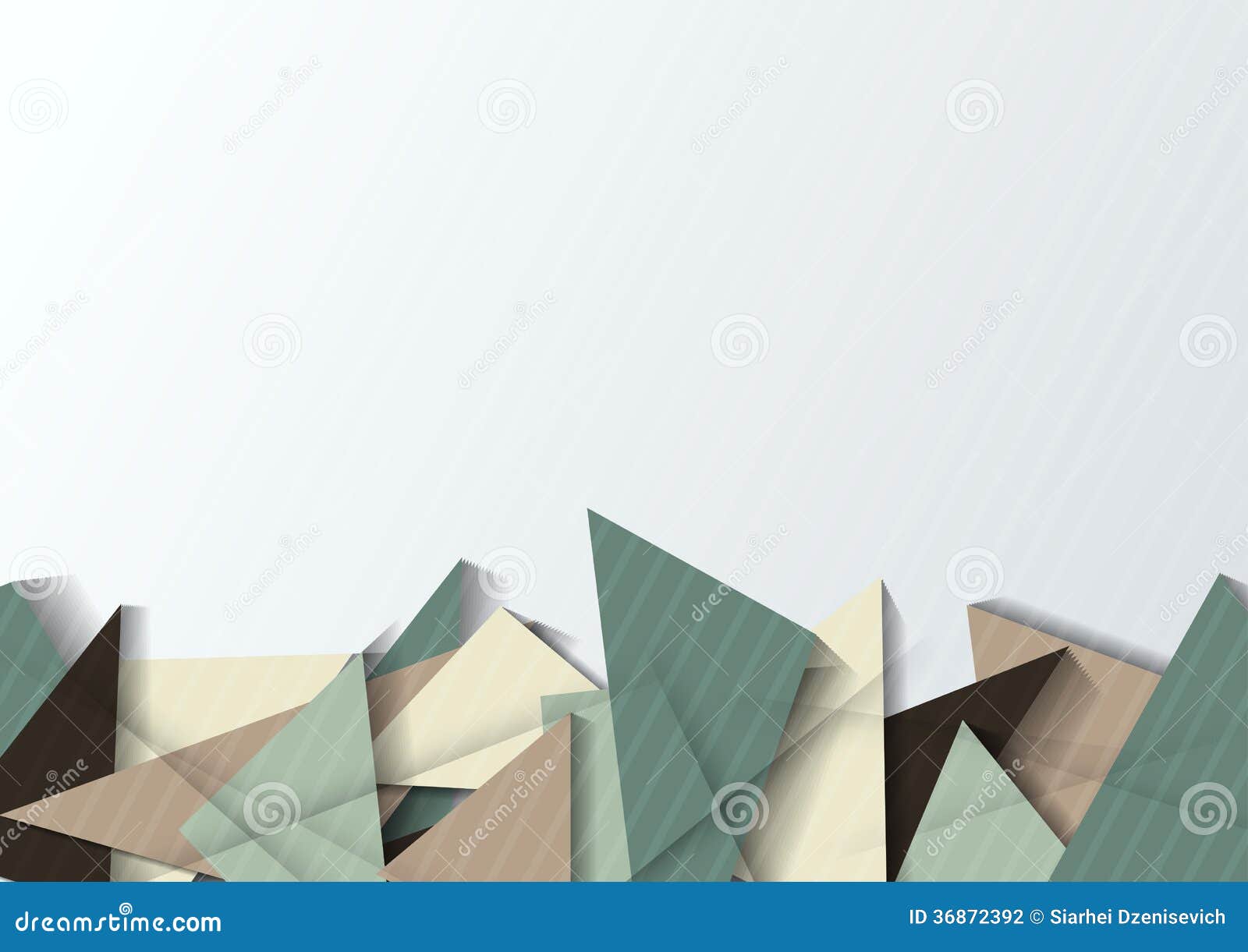 Abstract origami banner stock vector. Illustration of card - 36872392