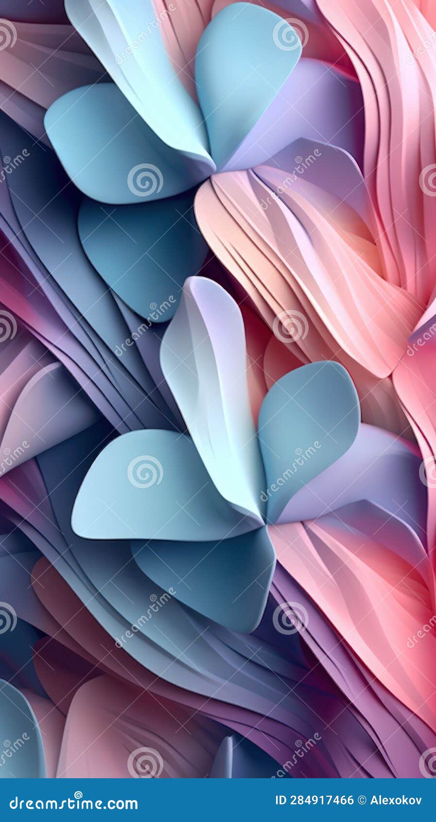 Abstract Origami-Inspired Design with Folded Shapes AI Generated Stock ...