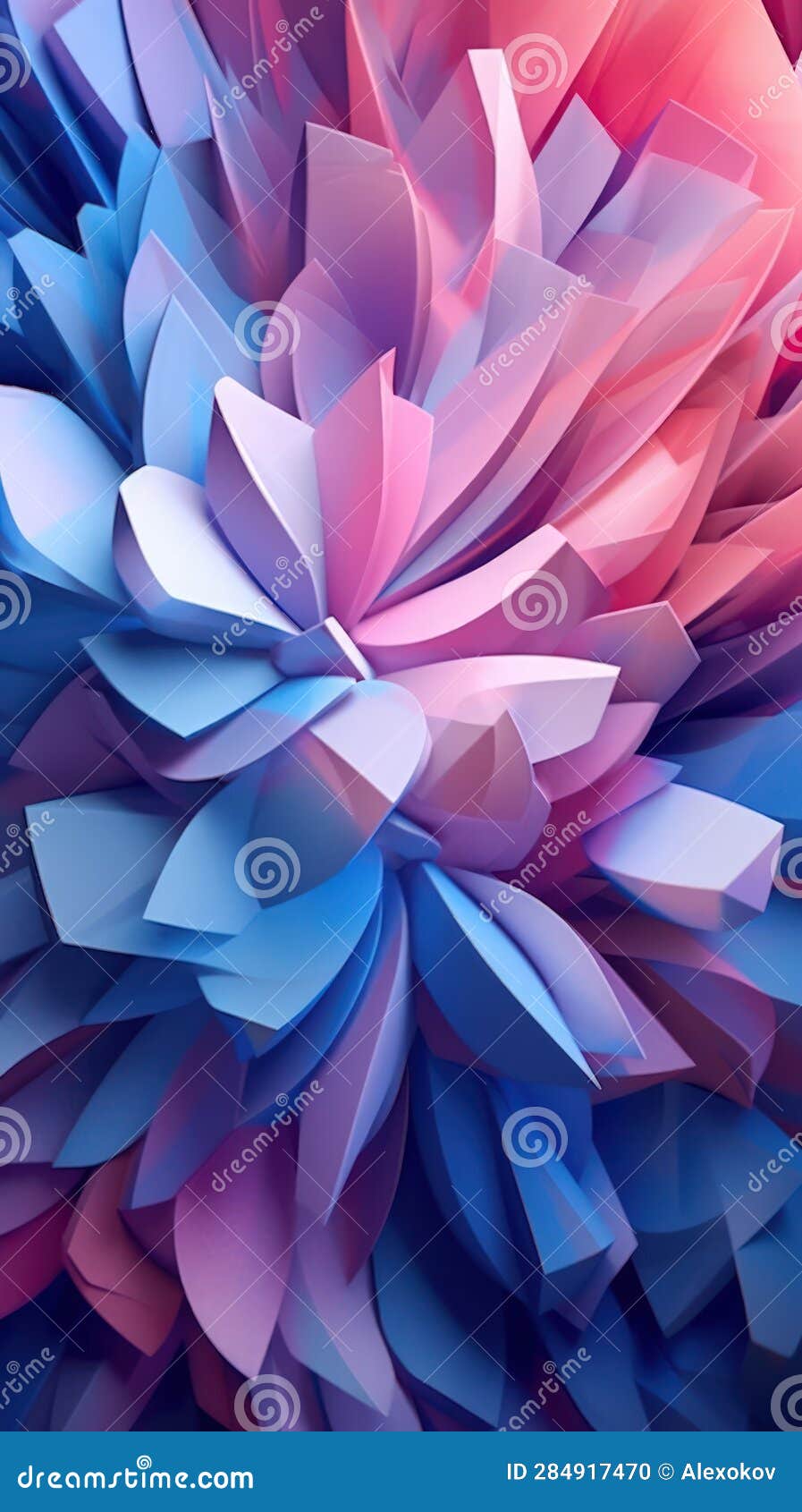 Abstract Origami-Inspired Design with Folded Shapes AI Generated Stock ...