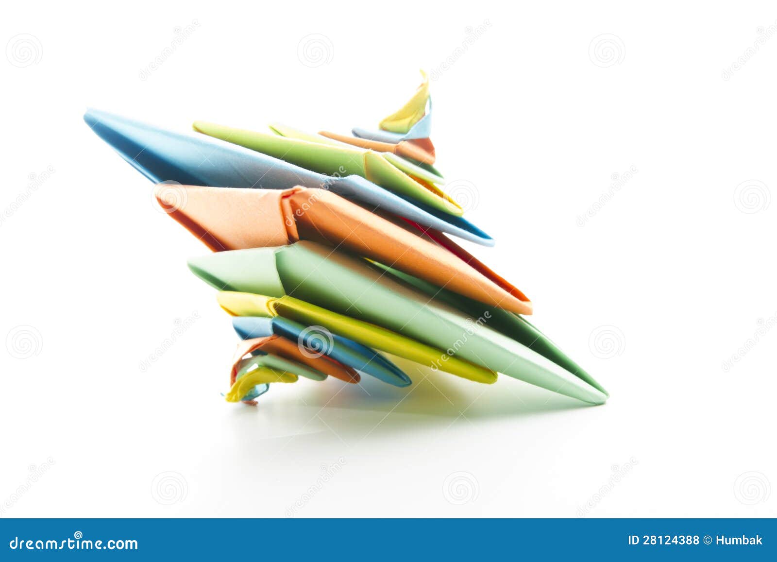Abstract origami spiral stock photo. Image of abstract - 28124388