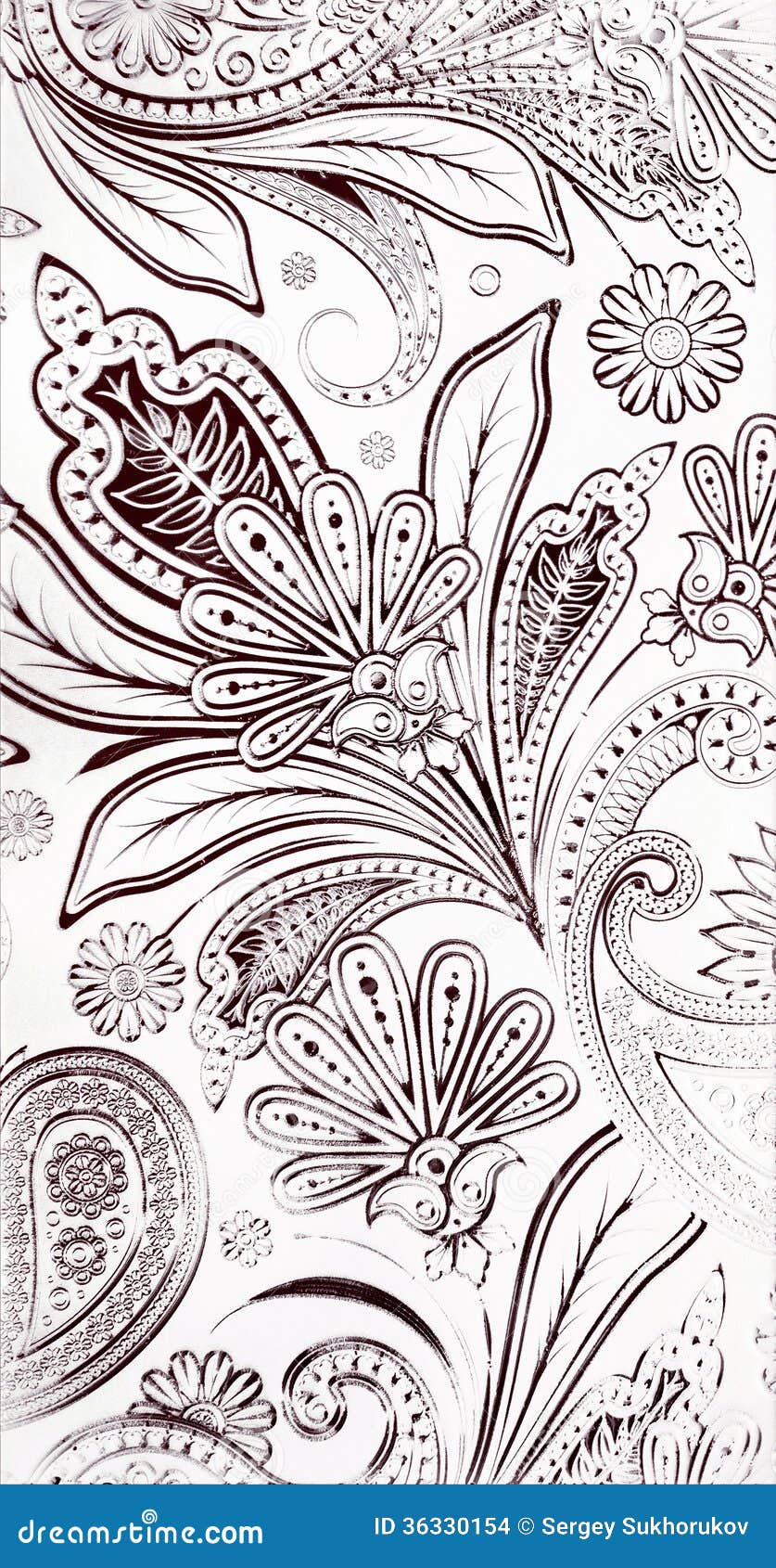 Abstract ornament stock photo. Image of frilly, blossom - 36330154