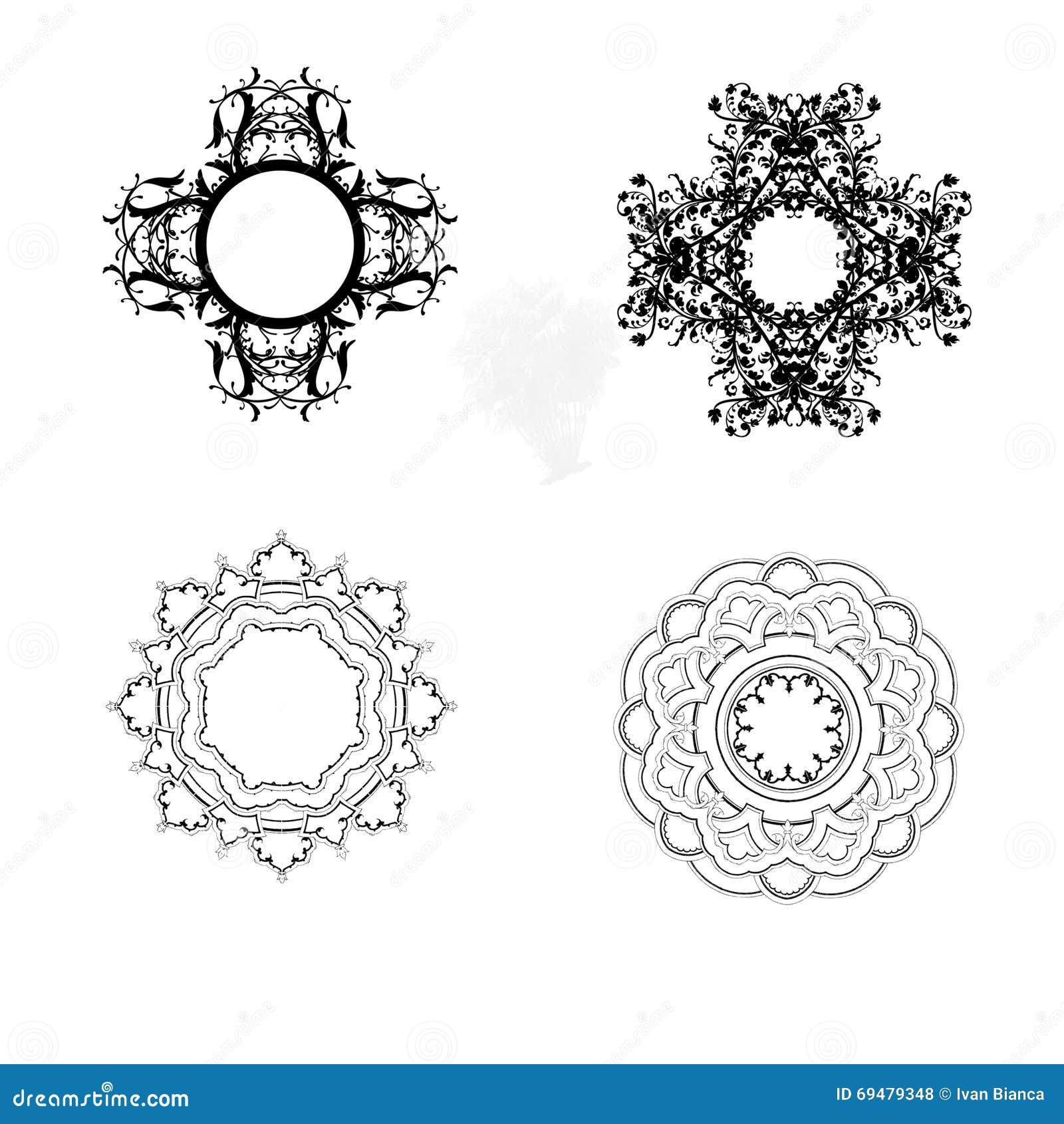 Abstract ornament stock illustration. Illustration of element - 69479348