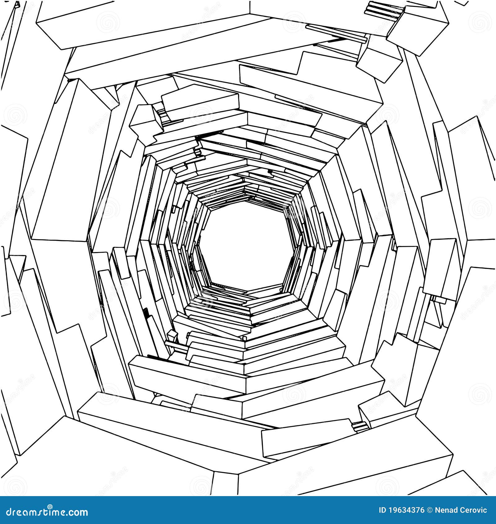 Abstract Ornamental Hole Vector 162 Stock Vector - Illustration of hole ...
