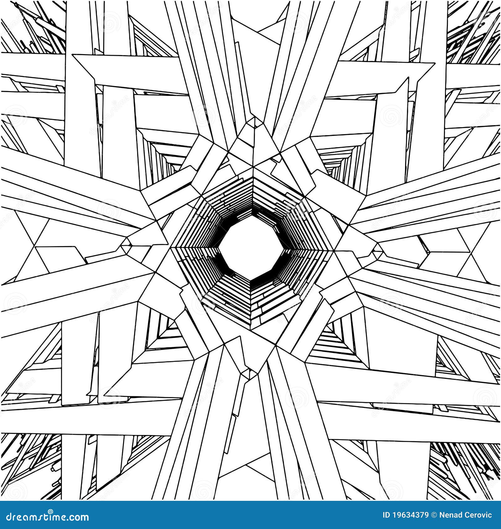 Abstract Ornamental Hole Vector 164 Stock Vector - Illustration of ...