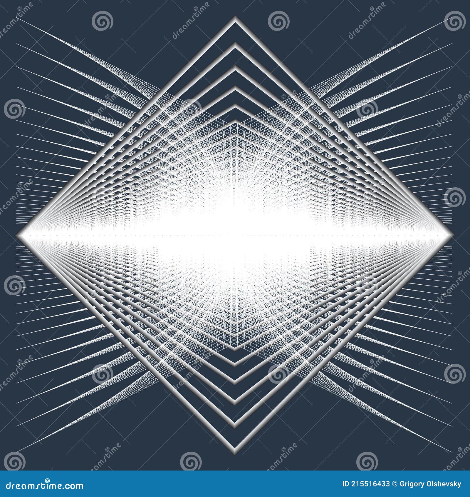 Abstract Ornate Pattern. Design Element with Rectangle Frames and Nets ...