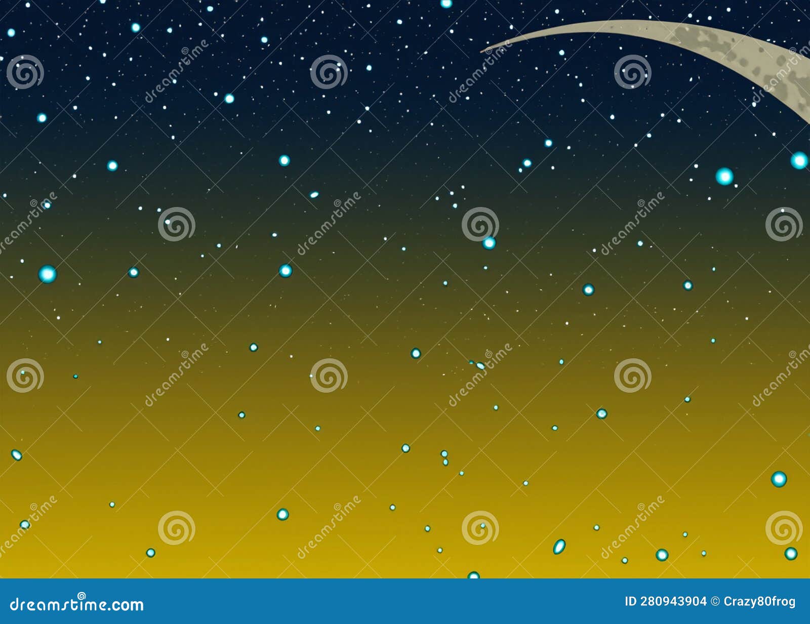 Abstract Outer Space Wallpaper, Cosmos or Space Background in Cartoon ...