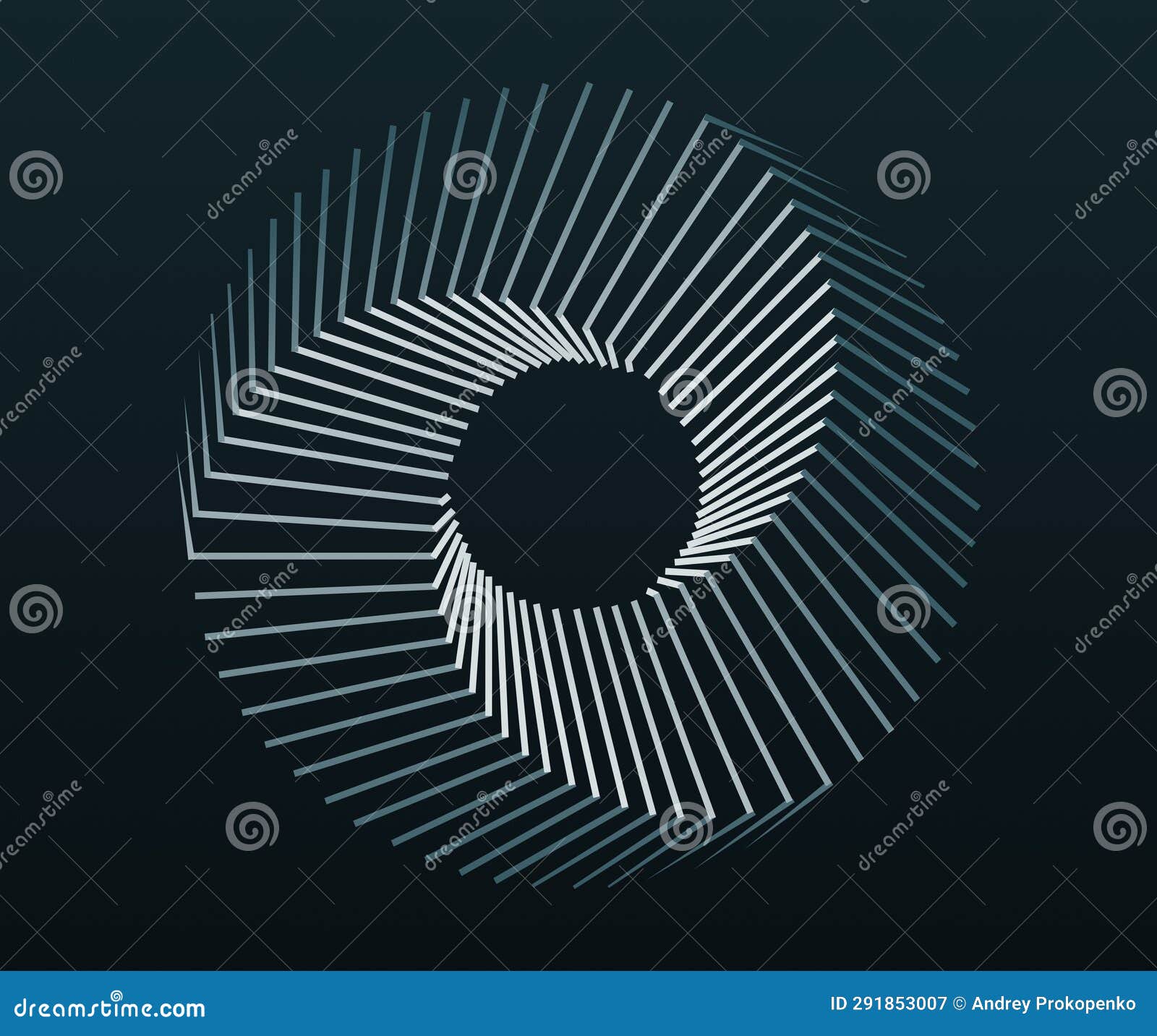Abstract Outline Image of a Mobius Strip Stock Vector - Illustration of ...