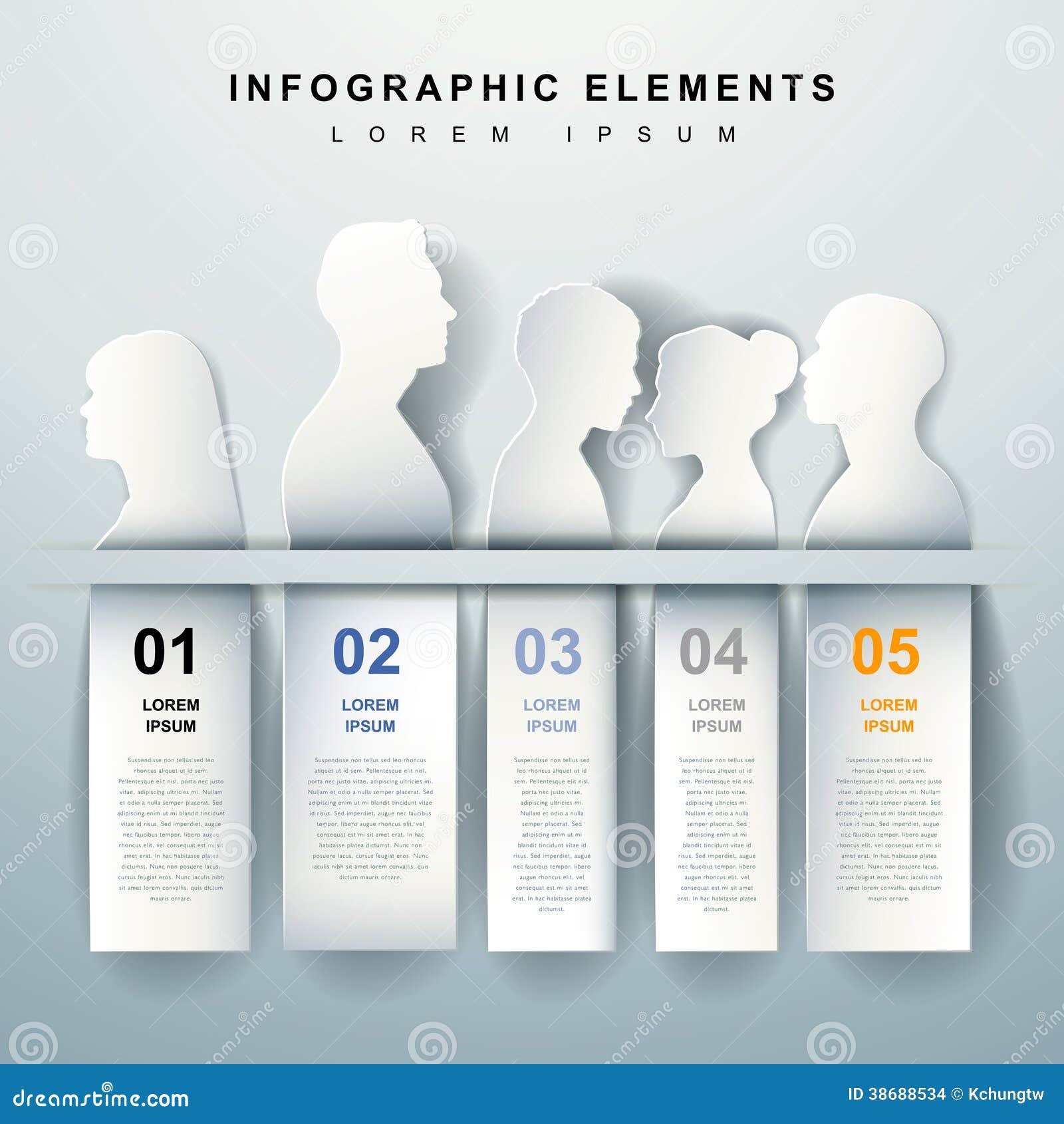 Abstract Outline Infographics Stock Vector - Illustration of design ...
