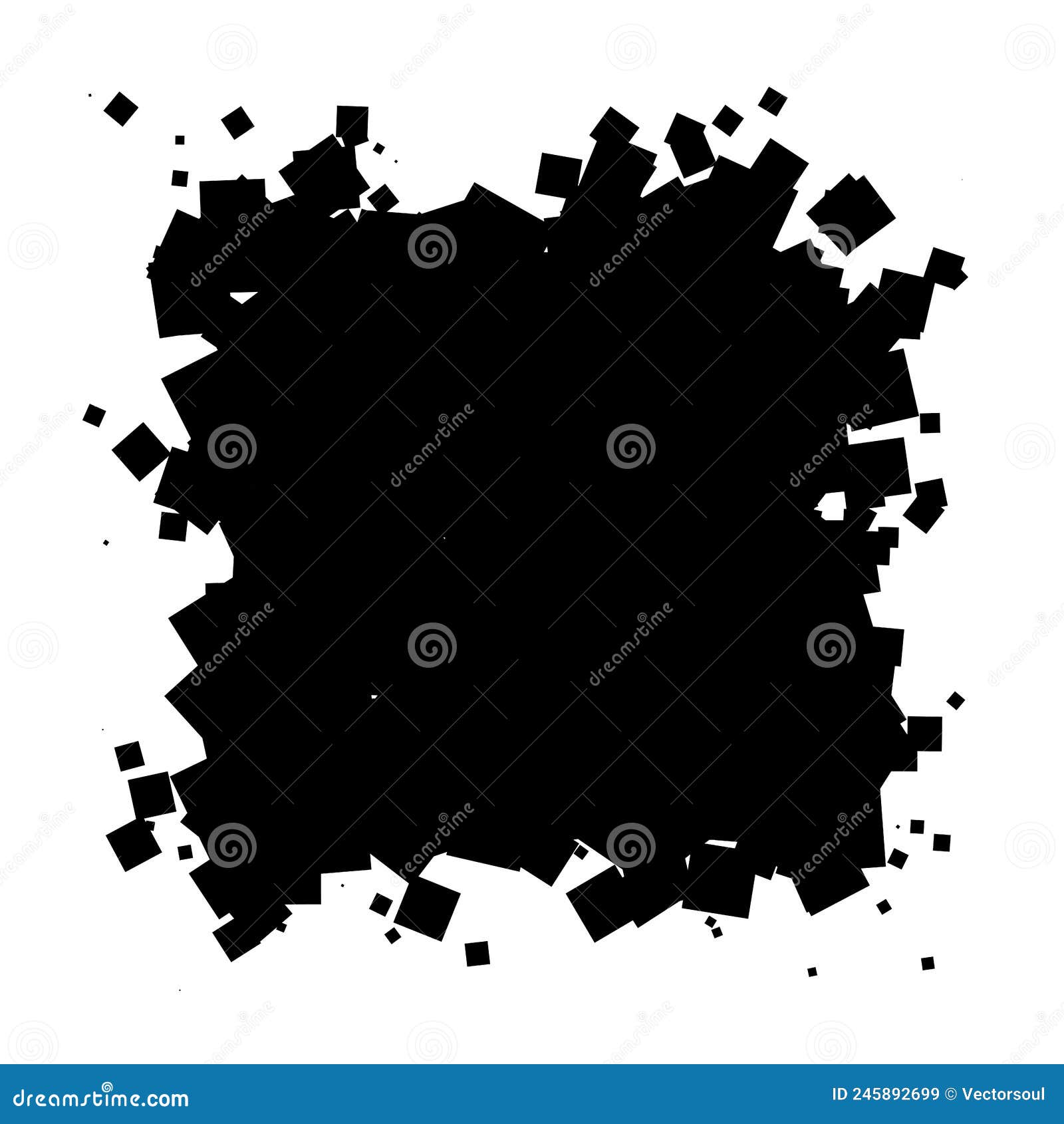 Abstract Overlapping Squares Element Vector Illustraiton Stock Vector ...