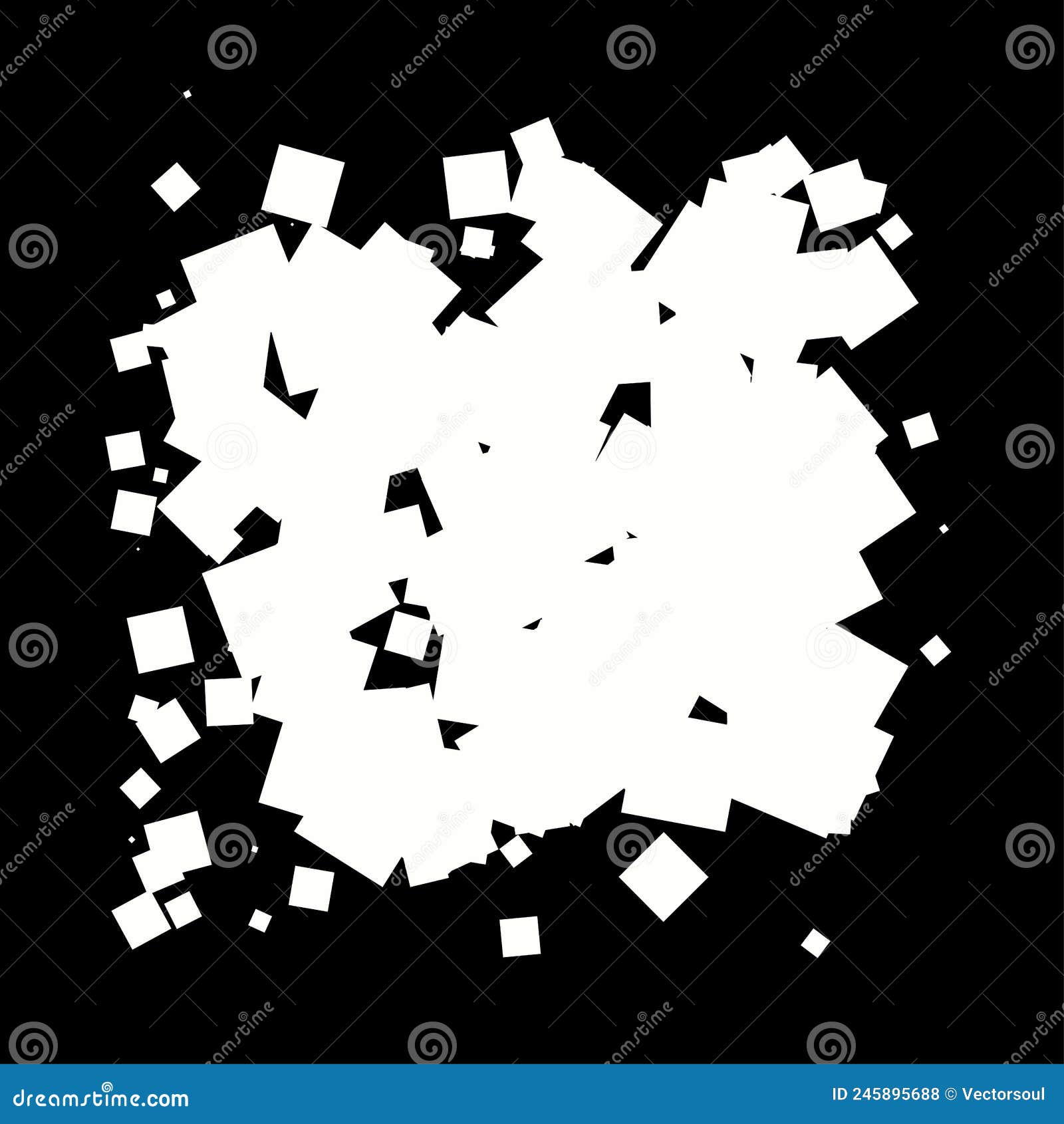 Abstract Overlapping Squares Element Vector Illustraiton Stock Vector ...