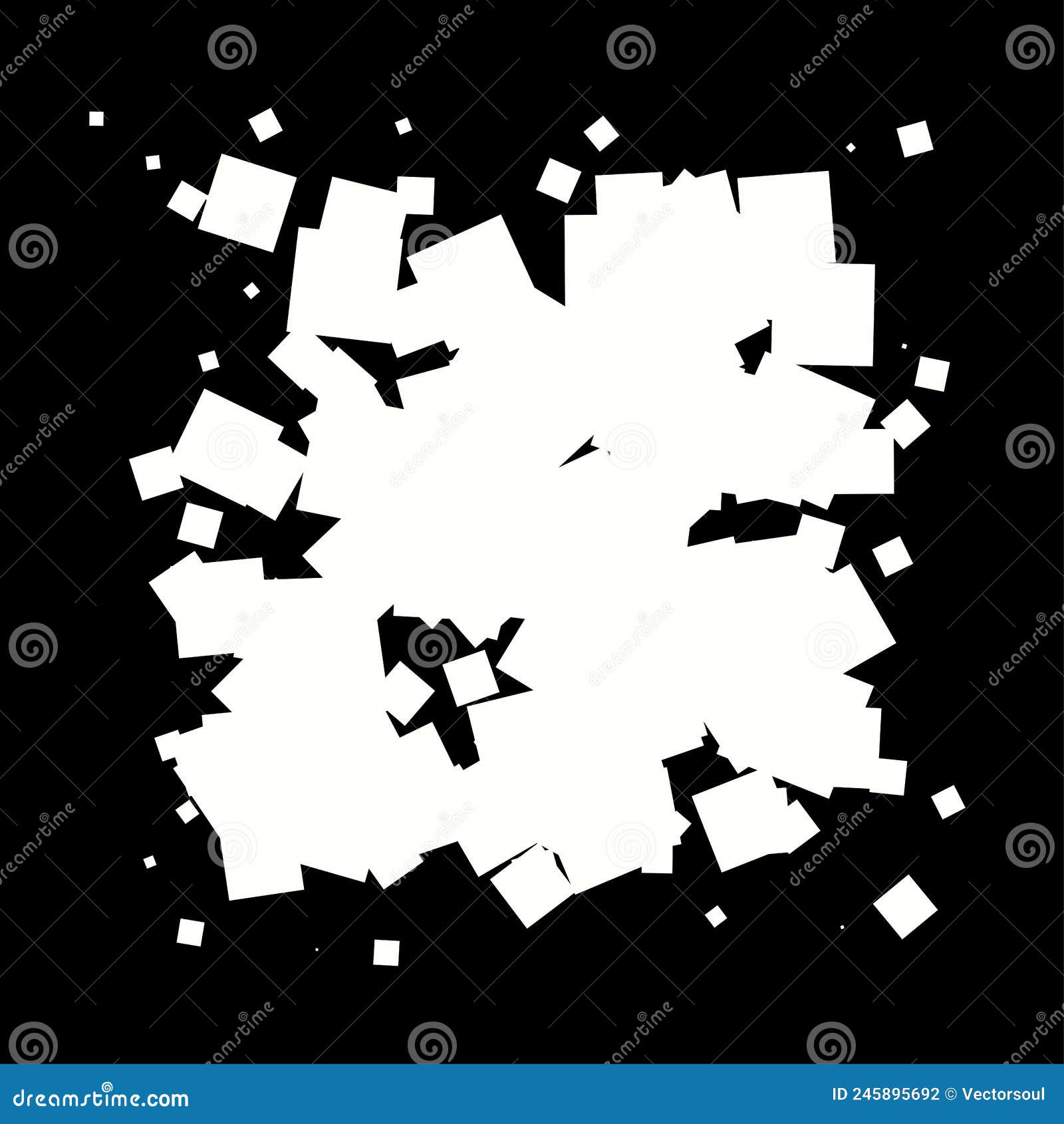 Abstract Overlapping Squares Element Vector Illustraiton Stock Vector ...