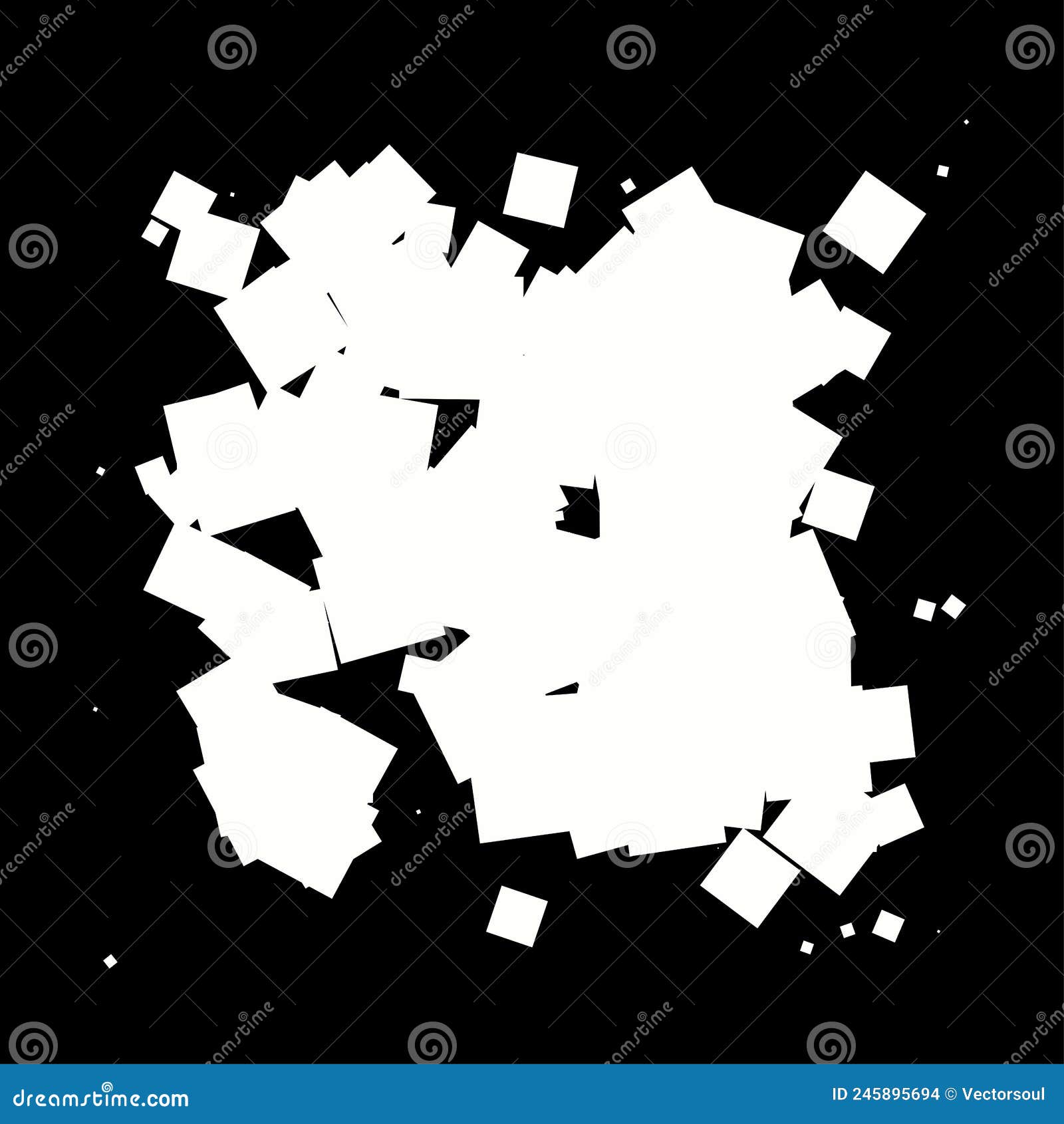 Abstract Overlapping Squares Element Vector Illustraiton Stock Vector ...