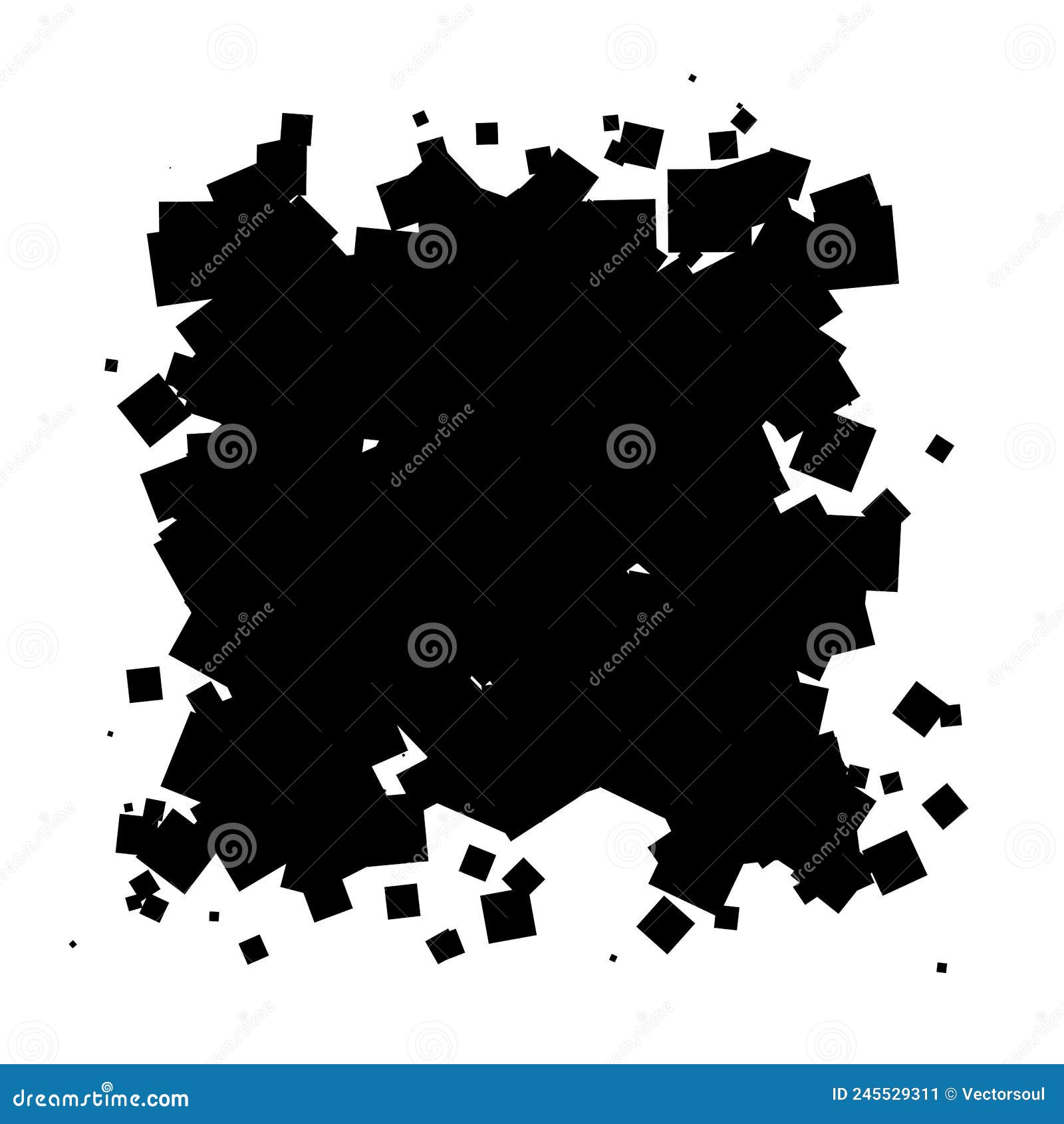 Abstract Overlapping Squares Pattern Vector Illustraiton Stock Vector ...