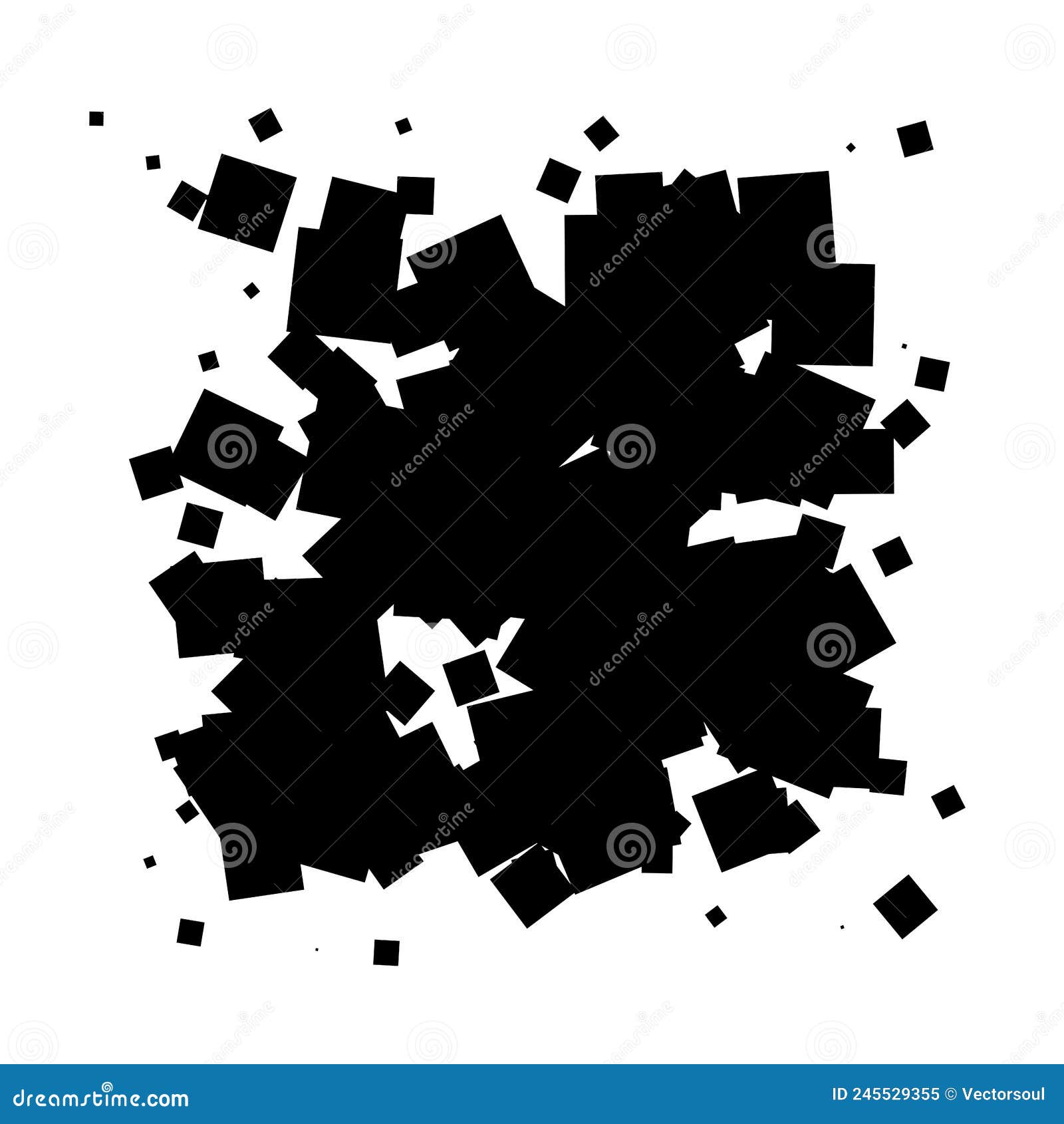 Abstract Overlapping Squares Pattern Vector Illustraiton Stock Vector ...