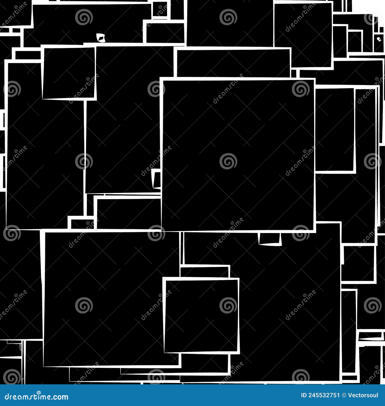 Abstract Overlapping Squares Pattern Vector Illustraiton Stock Vector ...