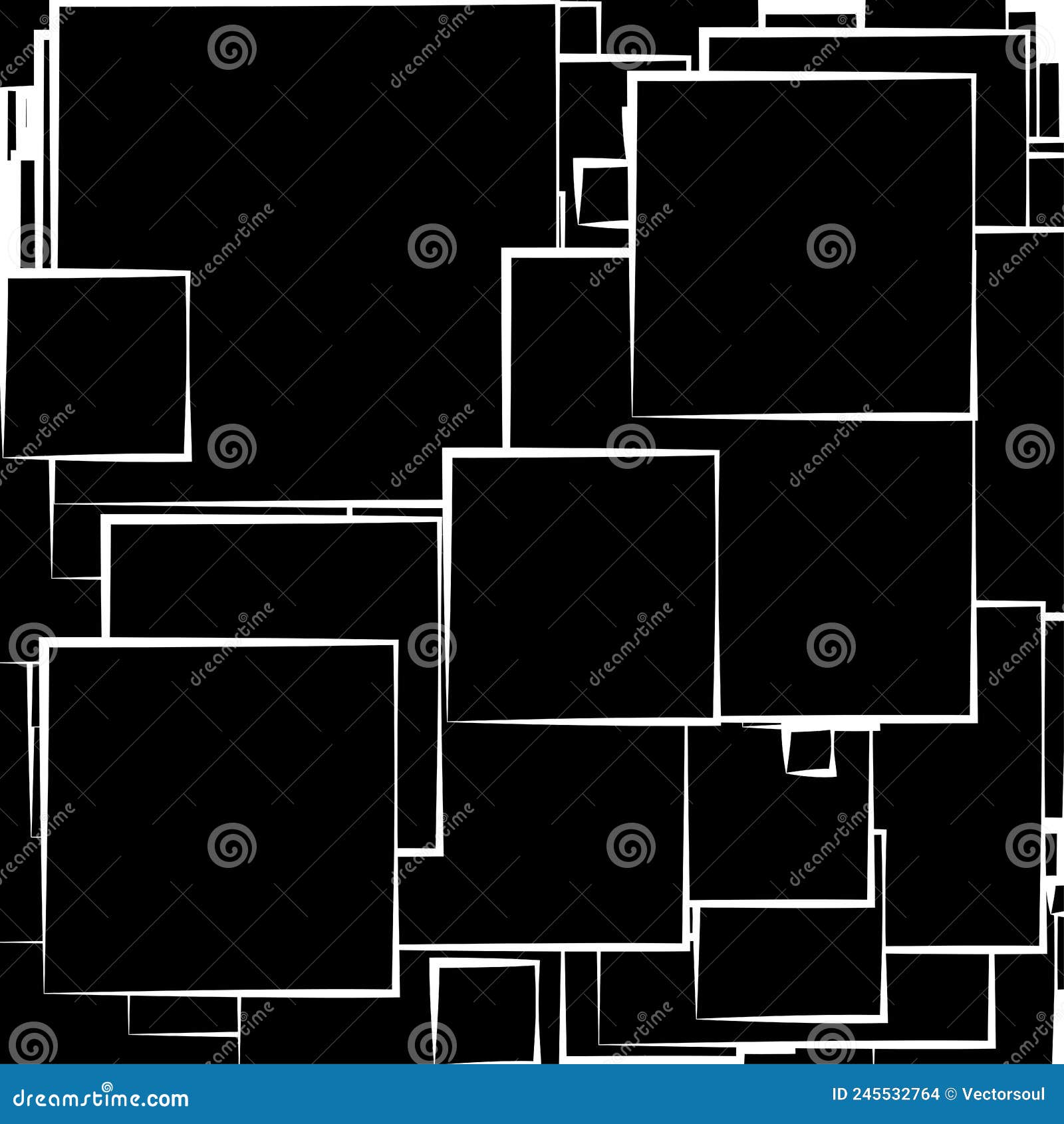 Abstract Overlapping Squares Pattern Vector Illustraiton Stock Vector ...