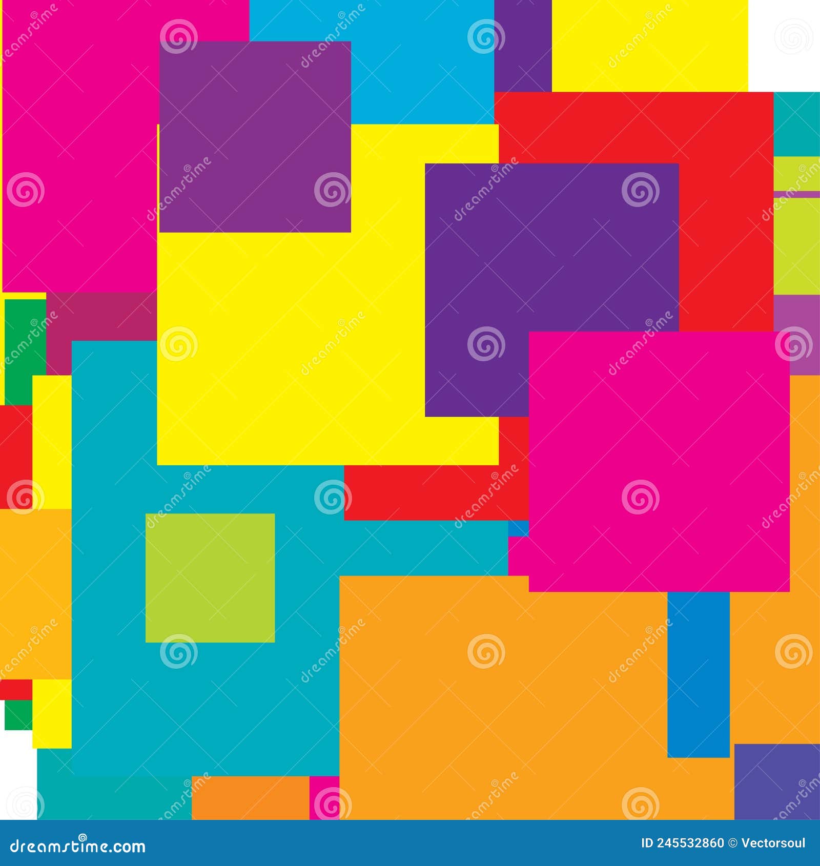 Abstract Overlapping Squares Pattern Vector Illustraiton Stock Vector ...