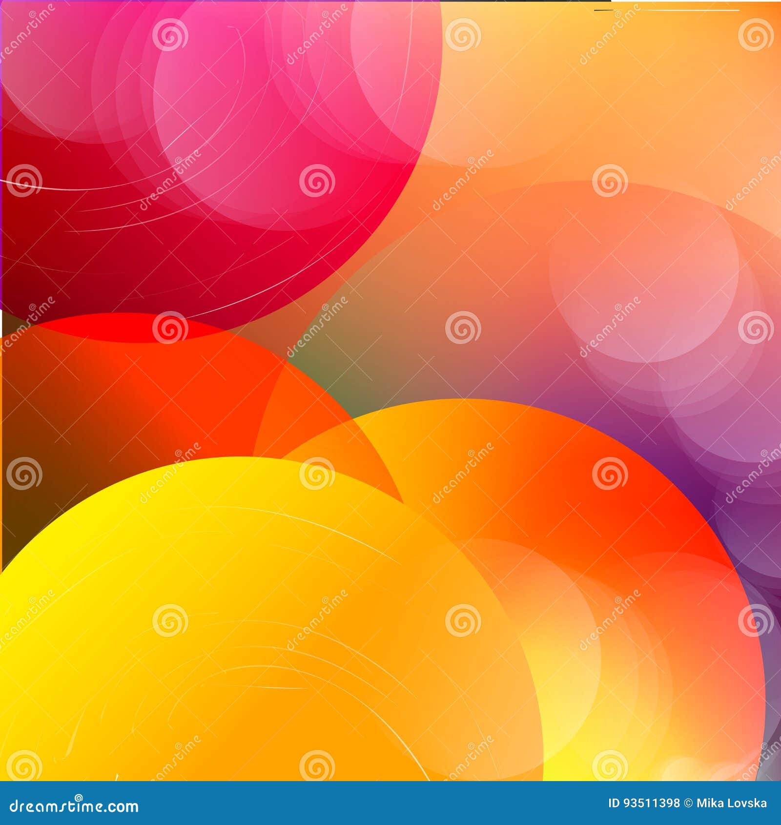Abstract Overlay Circle Background with Circles. Vector. Stock ...